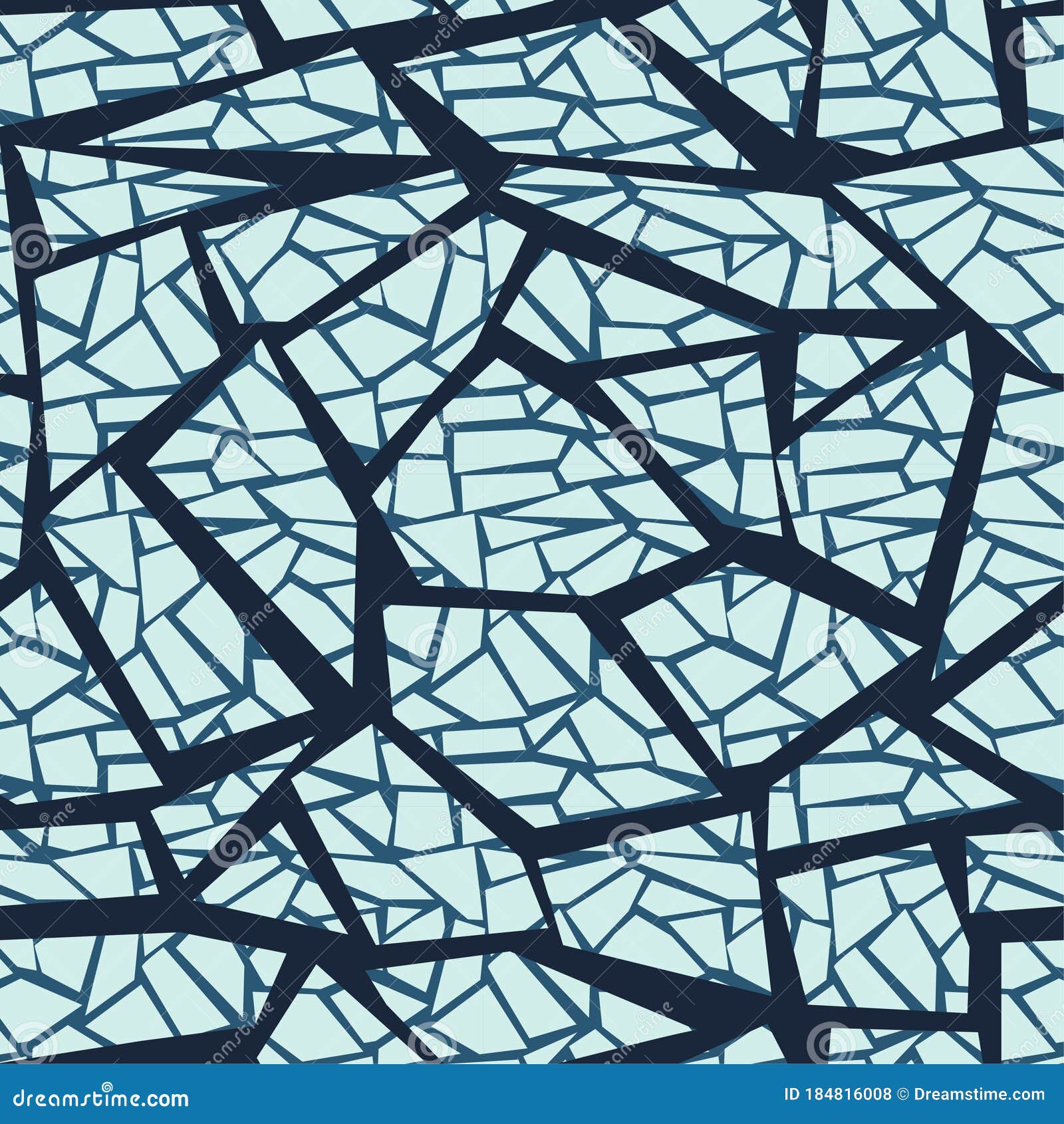 Seamless Repeating Pattern of Cracked Ice Stock Illustration ...