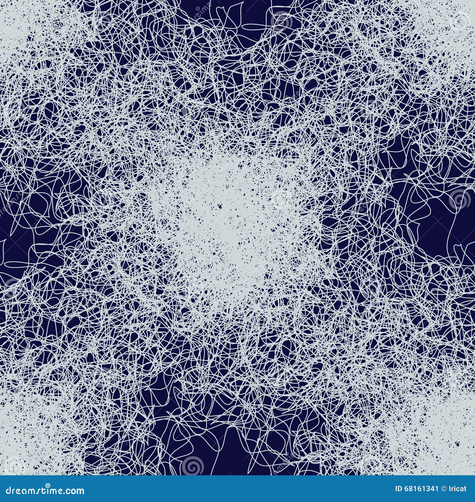 Seamless Repeating Pattern of Entangled Lines on on a Gray Background ...