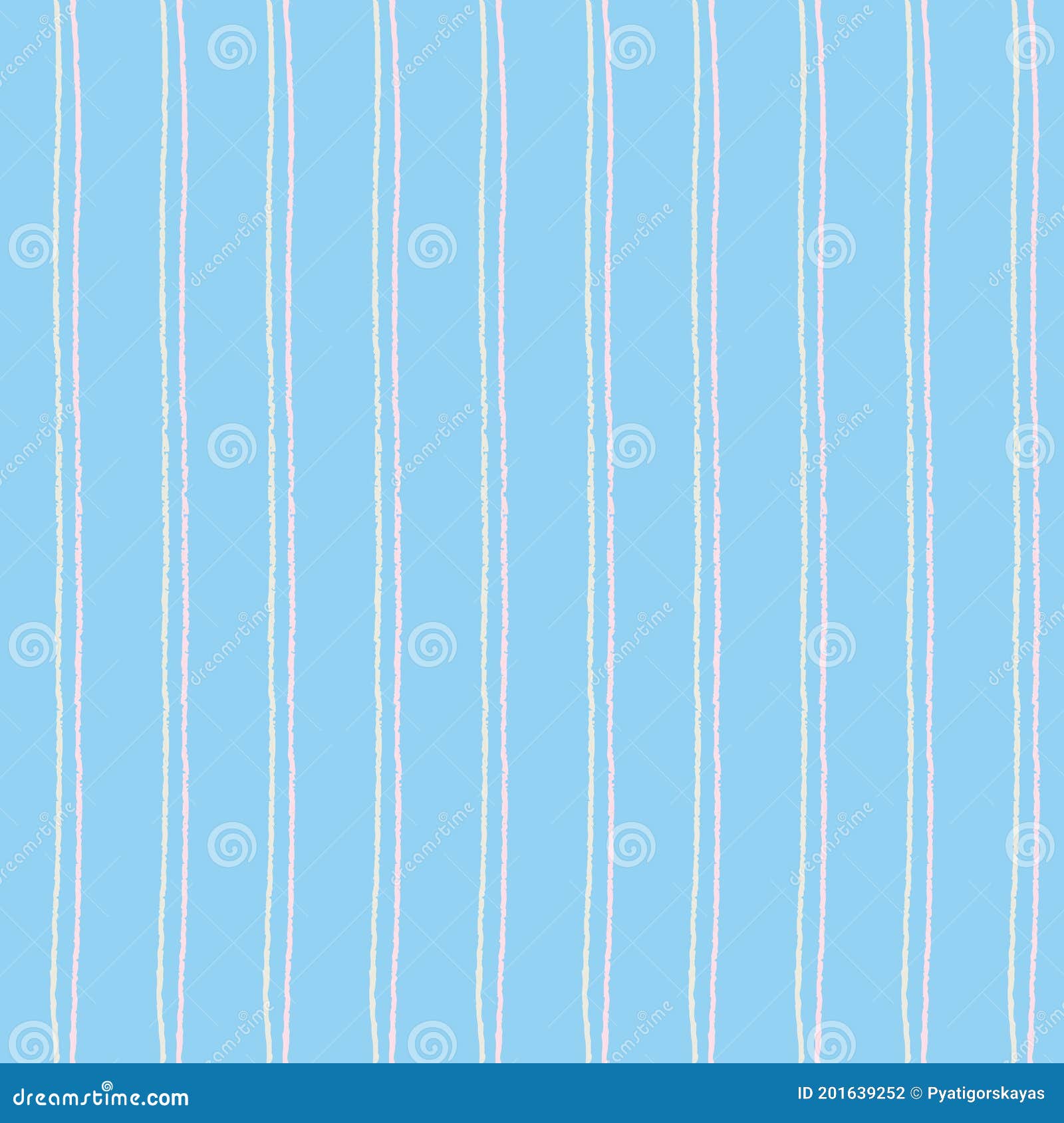 Seamless Repeating Pattern with Hand Drawn Double Stripes on Blue ...