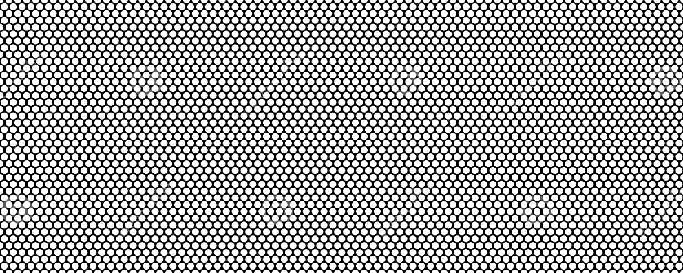Abstract Black and White Pattern of Interconnected Circles. Stock ...