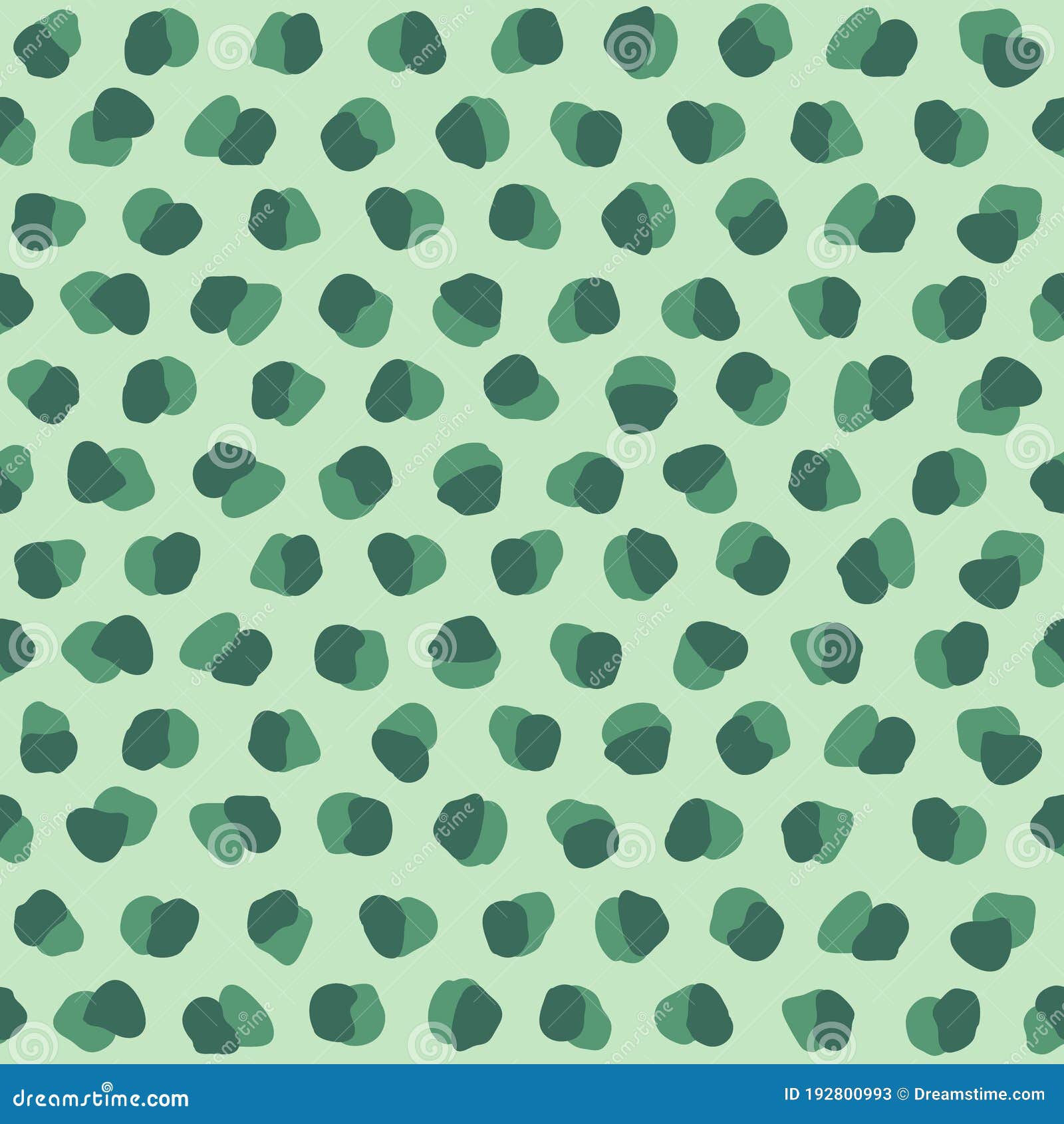 Seamless Repeating Pattern of Natural Abstract Shapes Stock ...