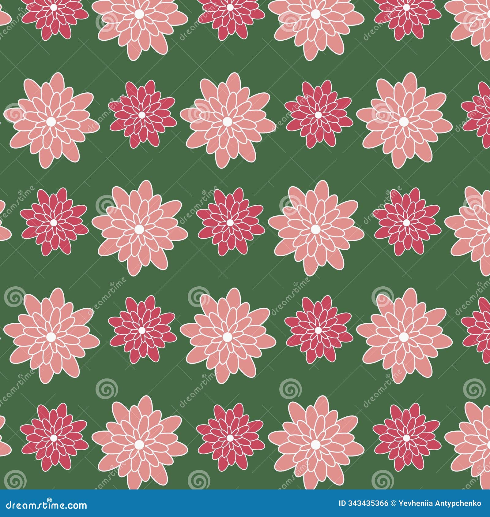 Seamless Repeating Pattern of Small Flowers on a Pastel Background ...