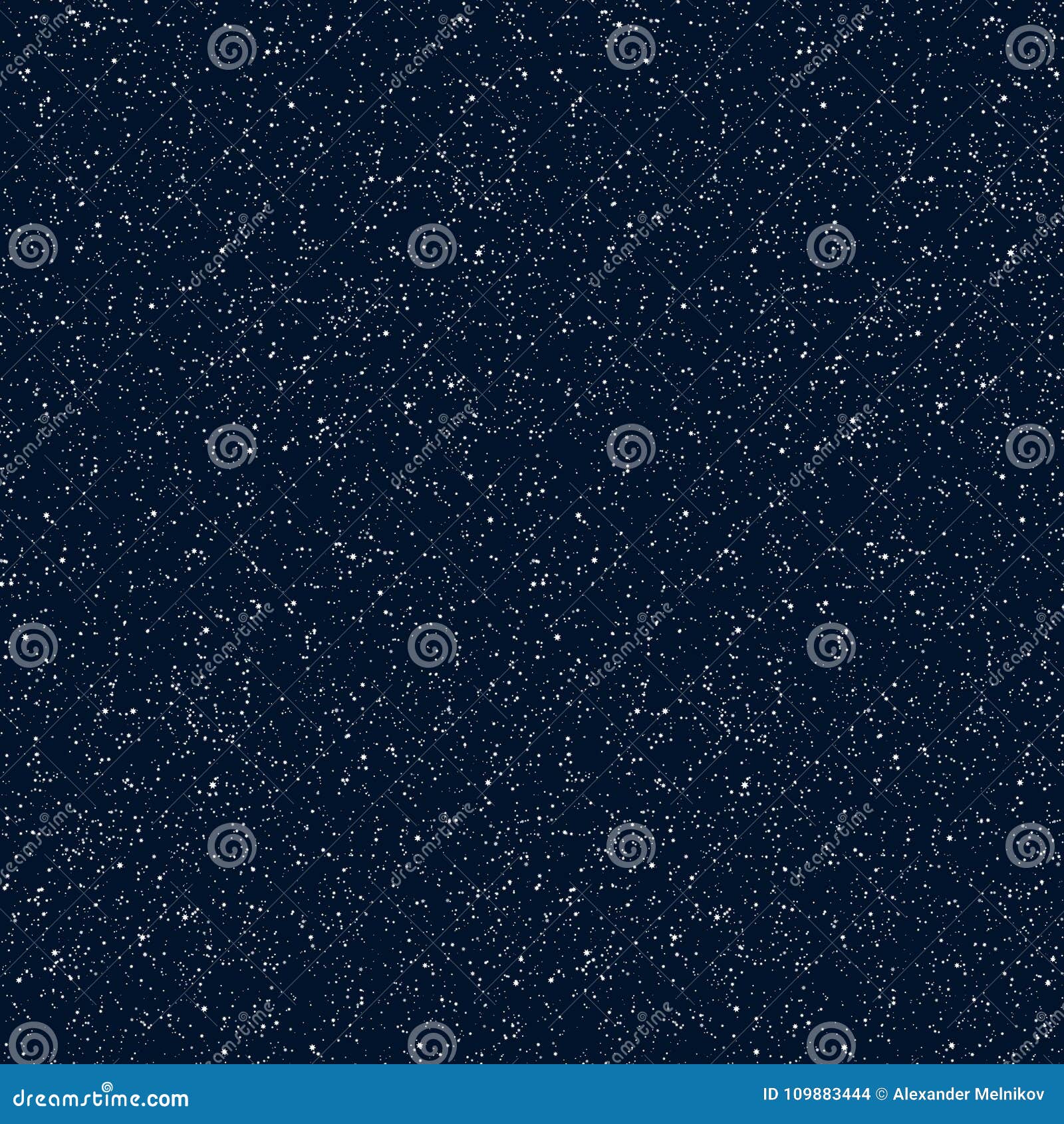 Seamless Repeating Pattern of the Starry Sky Stock Vector ...