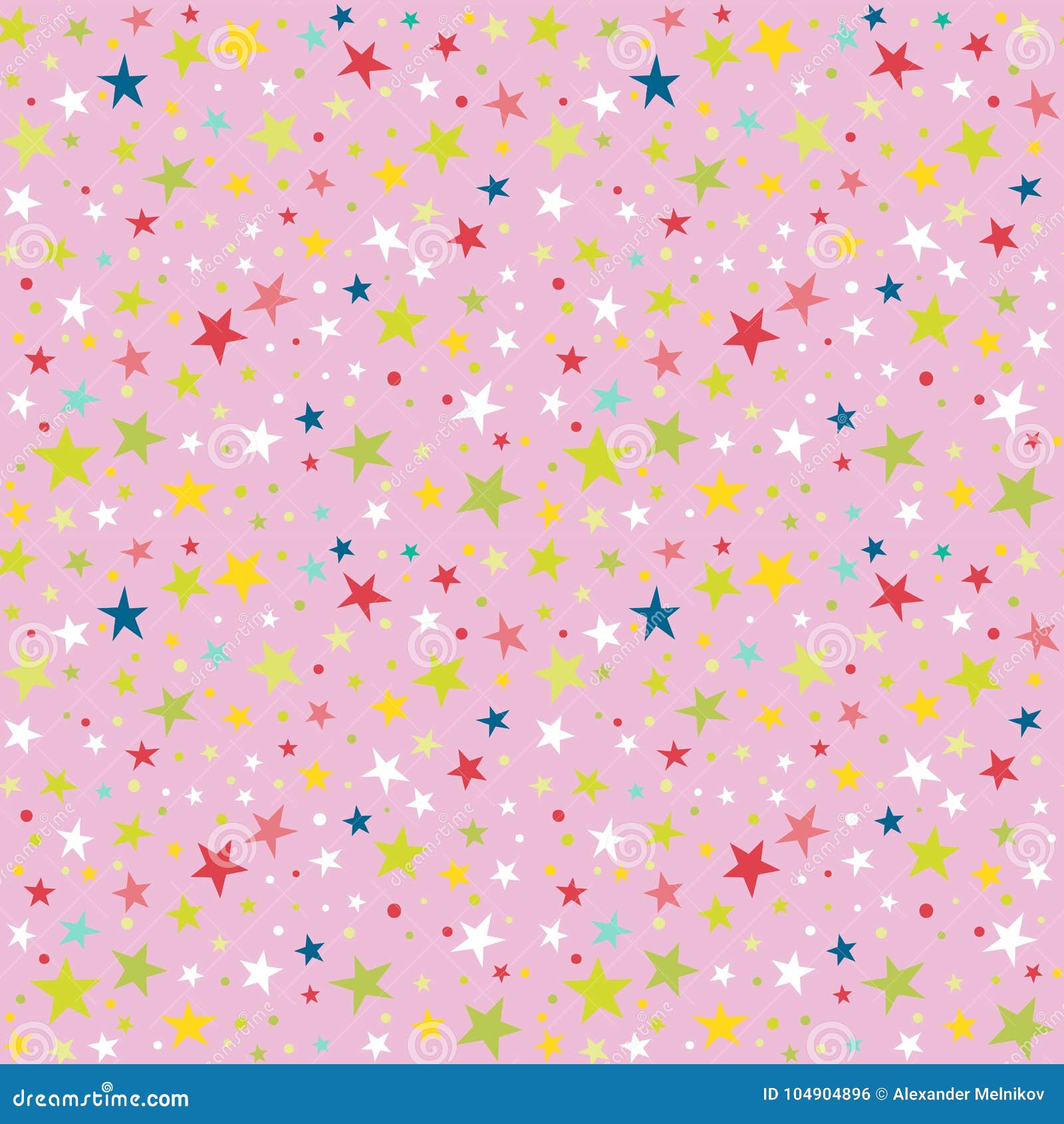Seamless Repeating Pattern with Stars Stock Vector - Illustration of ...