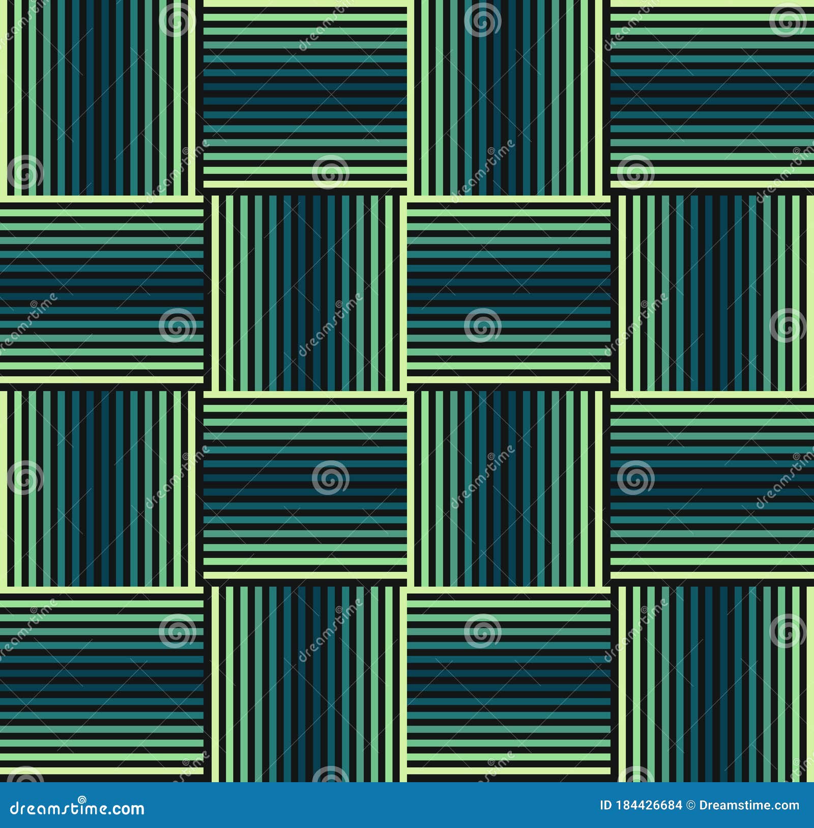 Seamless Repeating Pattern of Stripes Stock Illustration - Illustration ...
