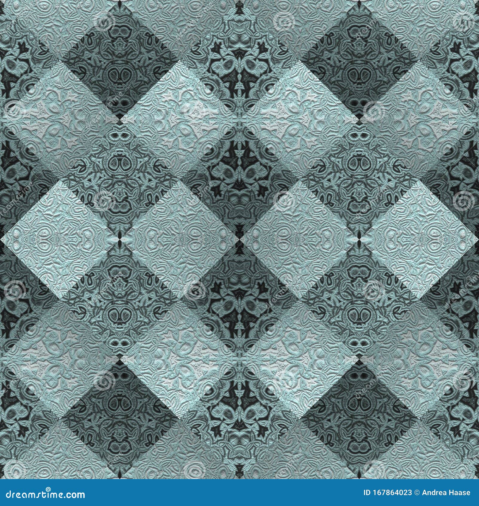 Seamless Repeating Patchwork Style Pattern Stock Illustration ...