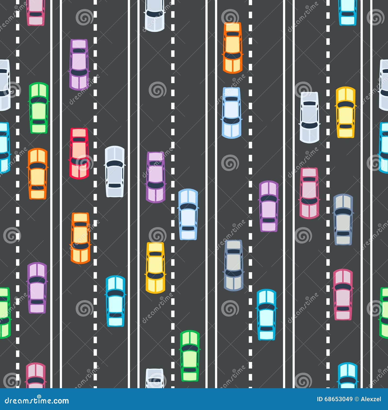 Seamless repeating pattern stock vector. Illustration of cartoon - 68653049