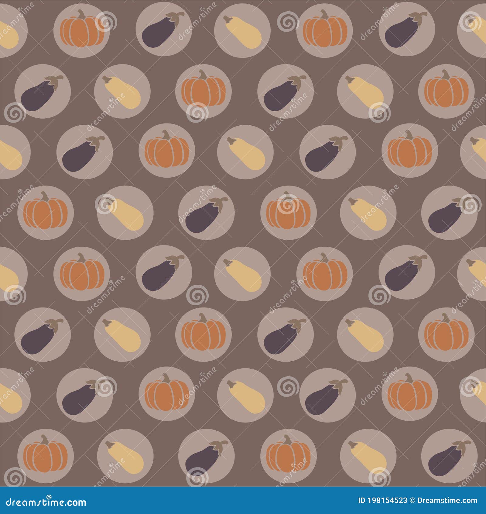Seamless Repeating Pattern of Vegetables Stock Illustration ...