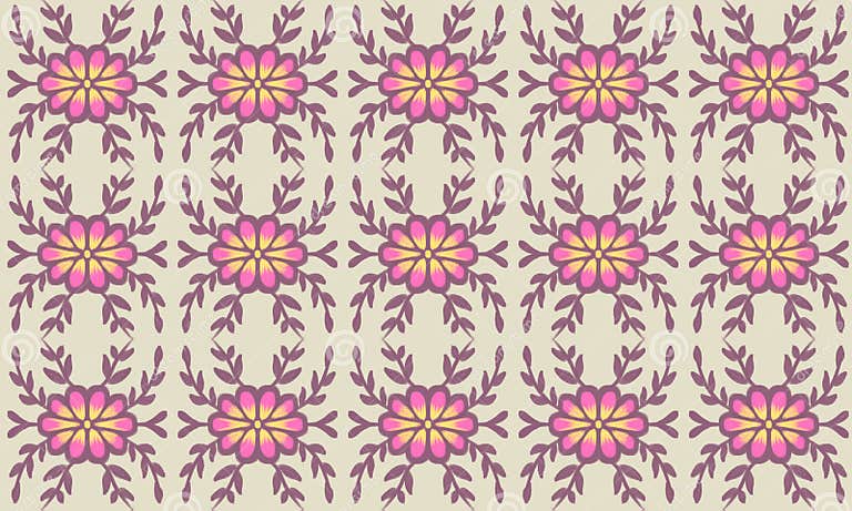 Seamless Repeating Pattern in Victorian Antique Style. Simple Primitive ...