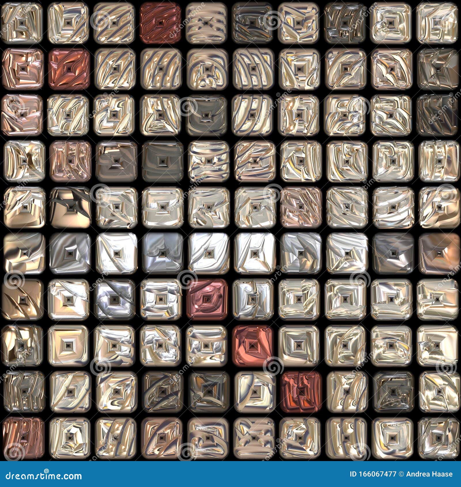 Seamless Repeating Shimmering Beads Pattern Tile Stock Illustration ...