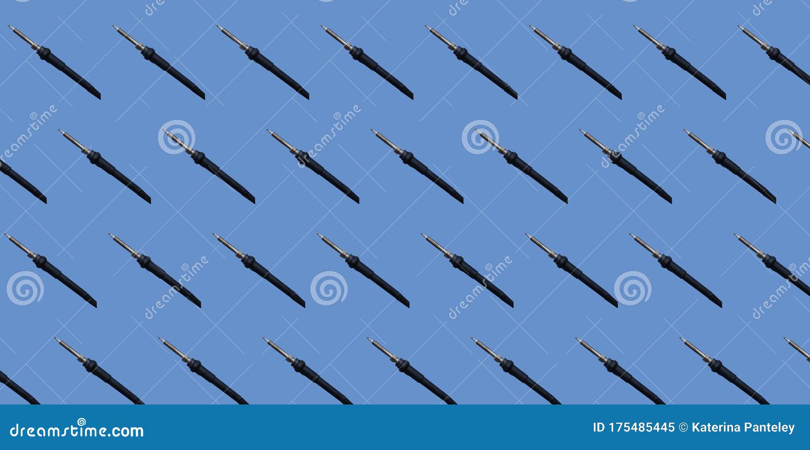 Seamless Repeating Soldering Iron Pattern. the Black Soldering Has No ...