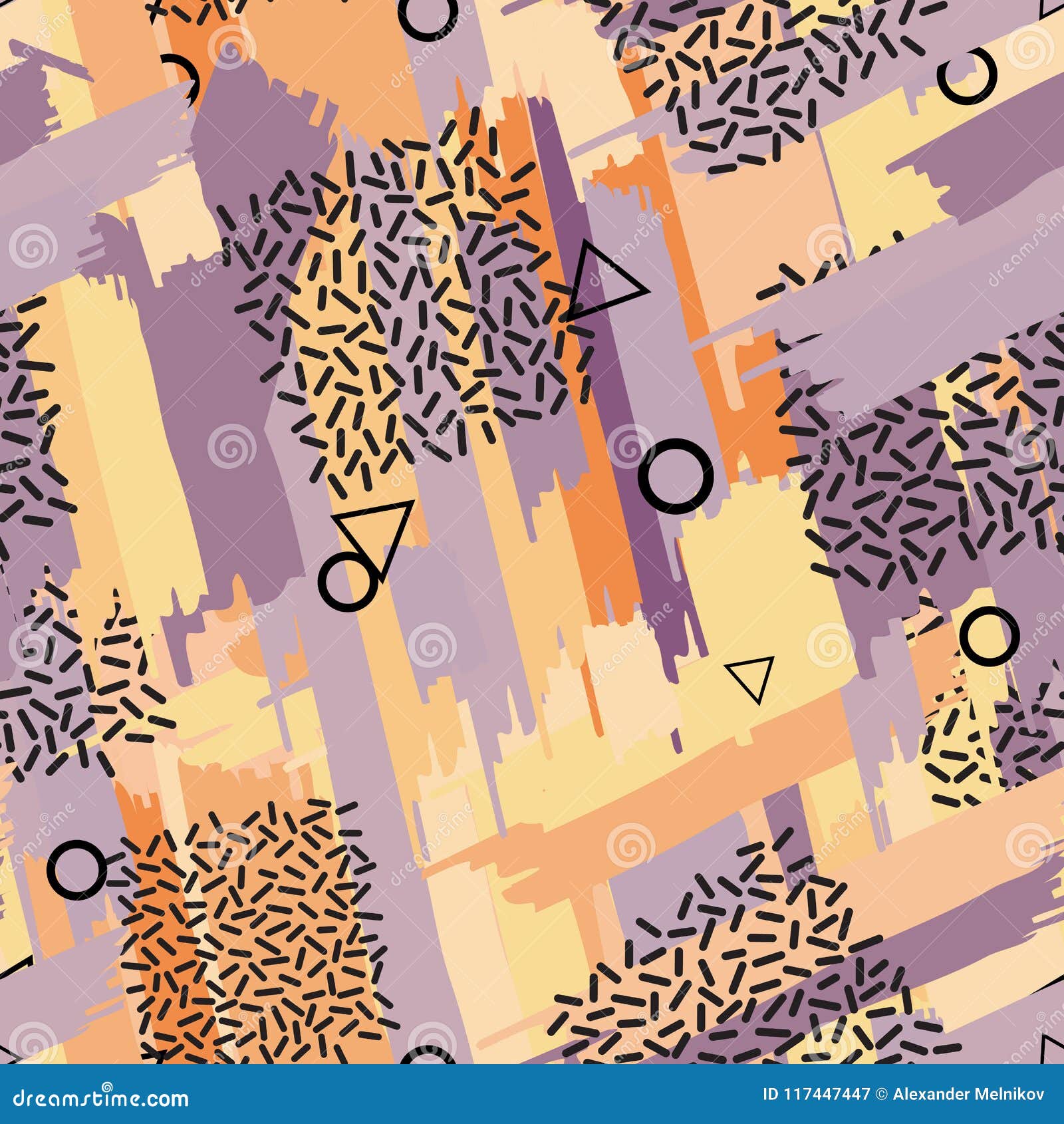 Seamless Repeating Striped Colored Background of Colors Stock Vector ...