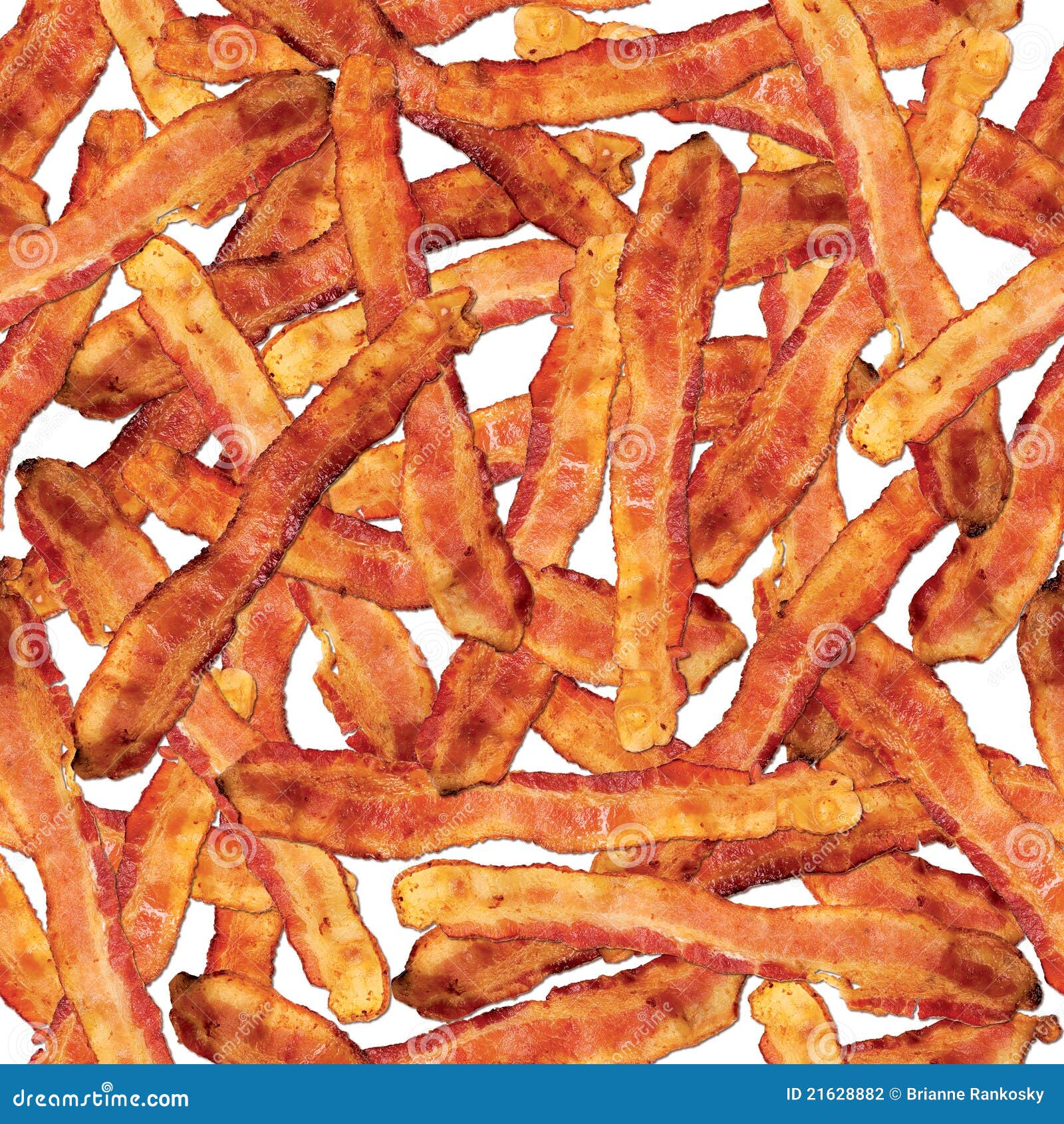 Seamless Repeating Tile of Bacon Slices Stock Photo - Image of slab ...