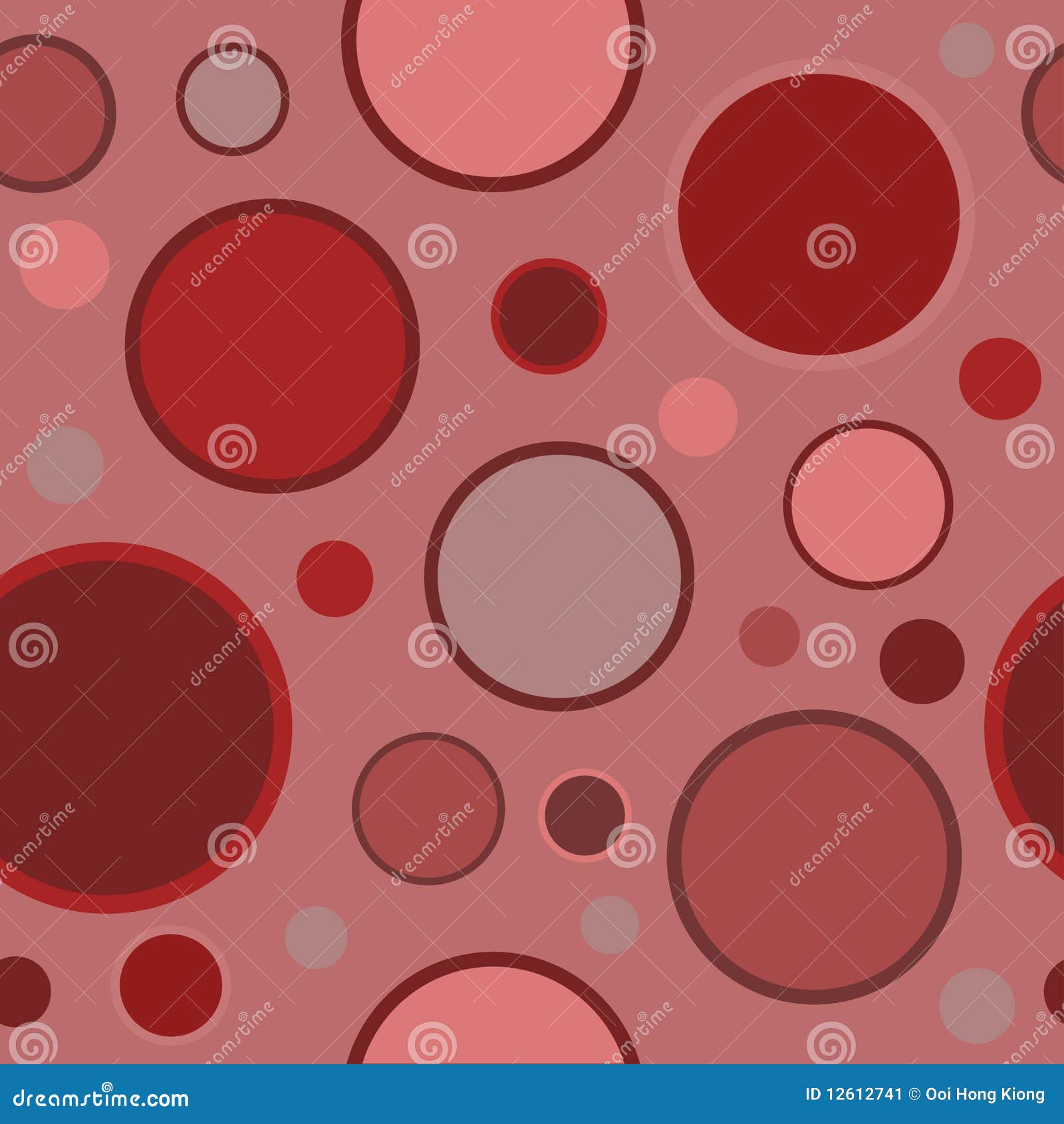 Seamless Retro Bubbles stock illustration. Illustration of spectrum ...