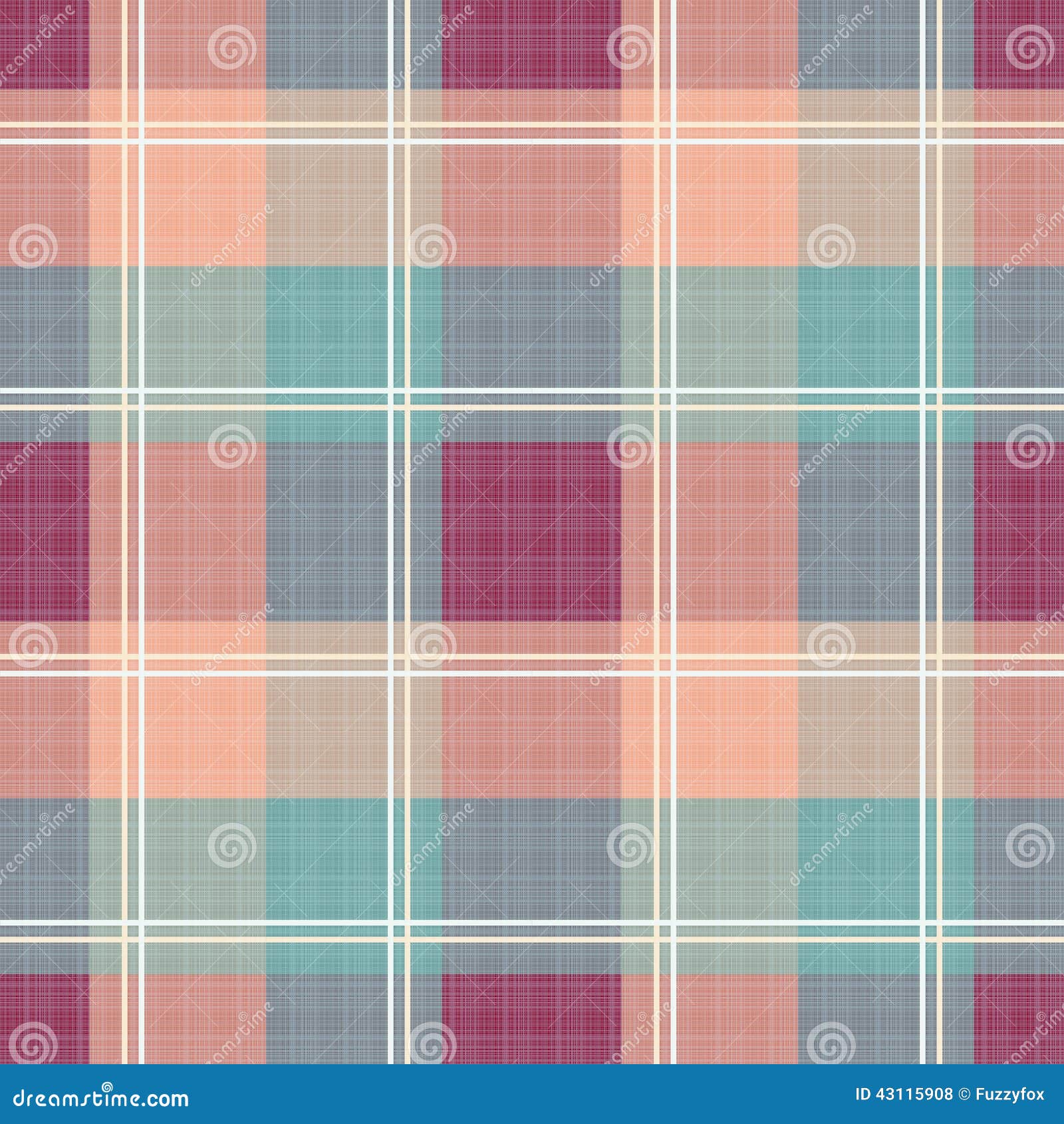 Seamless Retro Checkered Pattern Background Stock Illustration ...