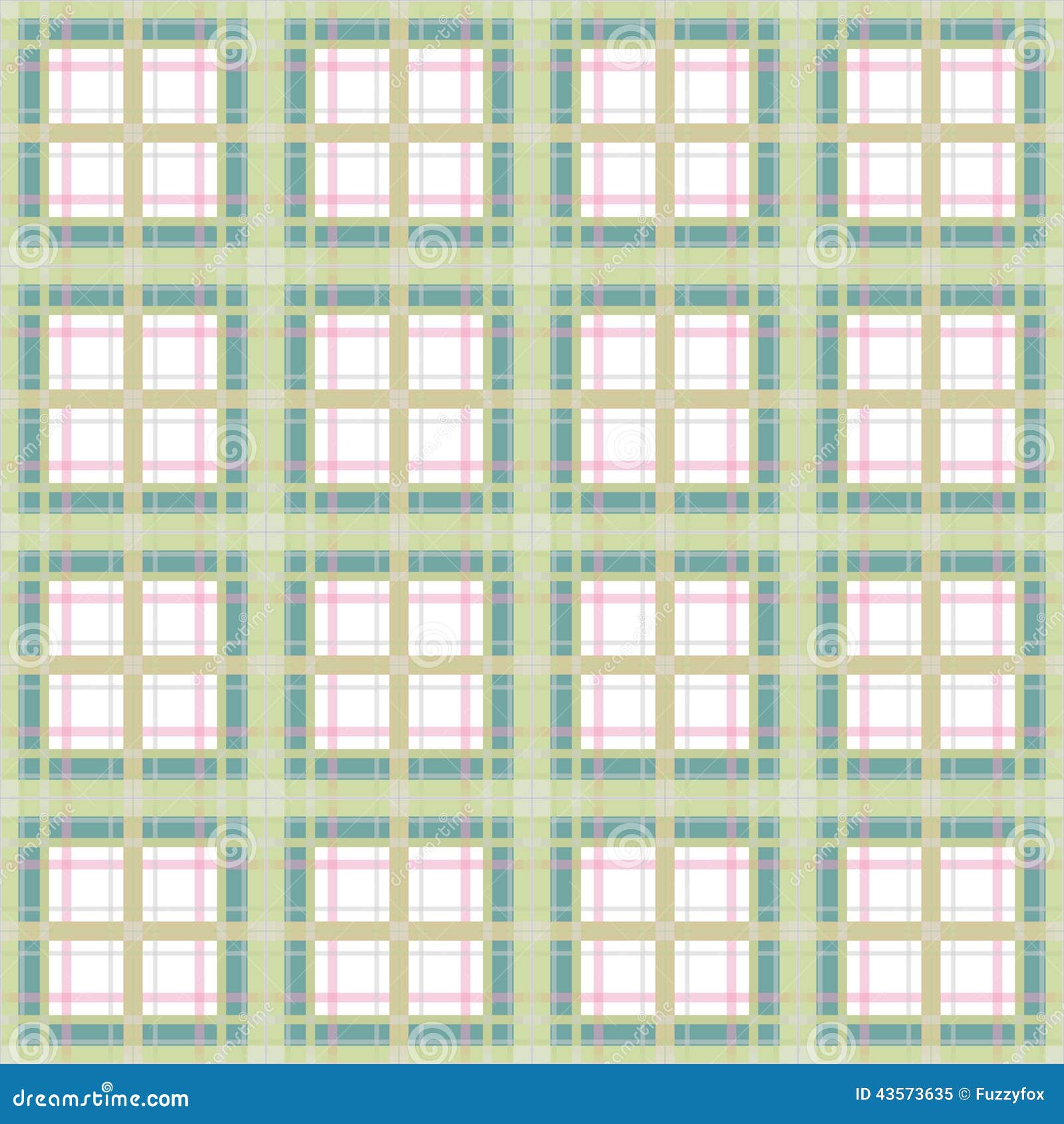 Seamless Retro Checkered Plaid Pattern Stock Illustration ...