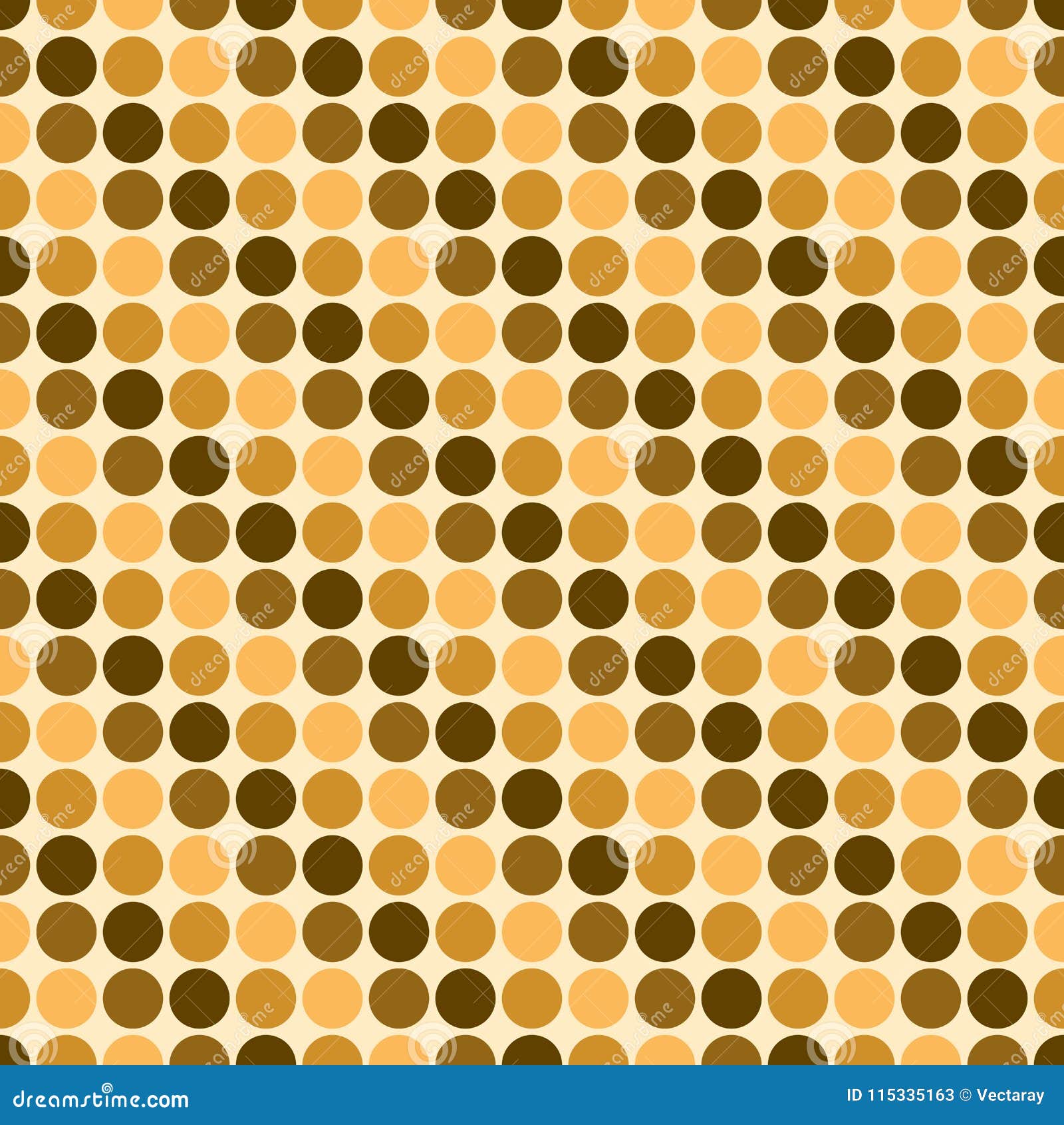 Seamless Retro Dot Pattern Background Stock Illustration - Illustration ...