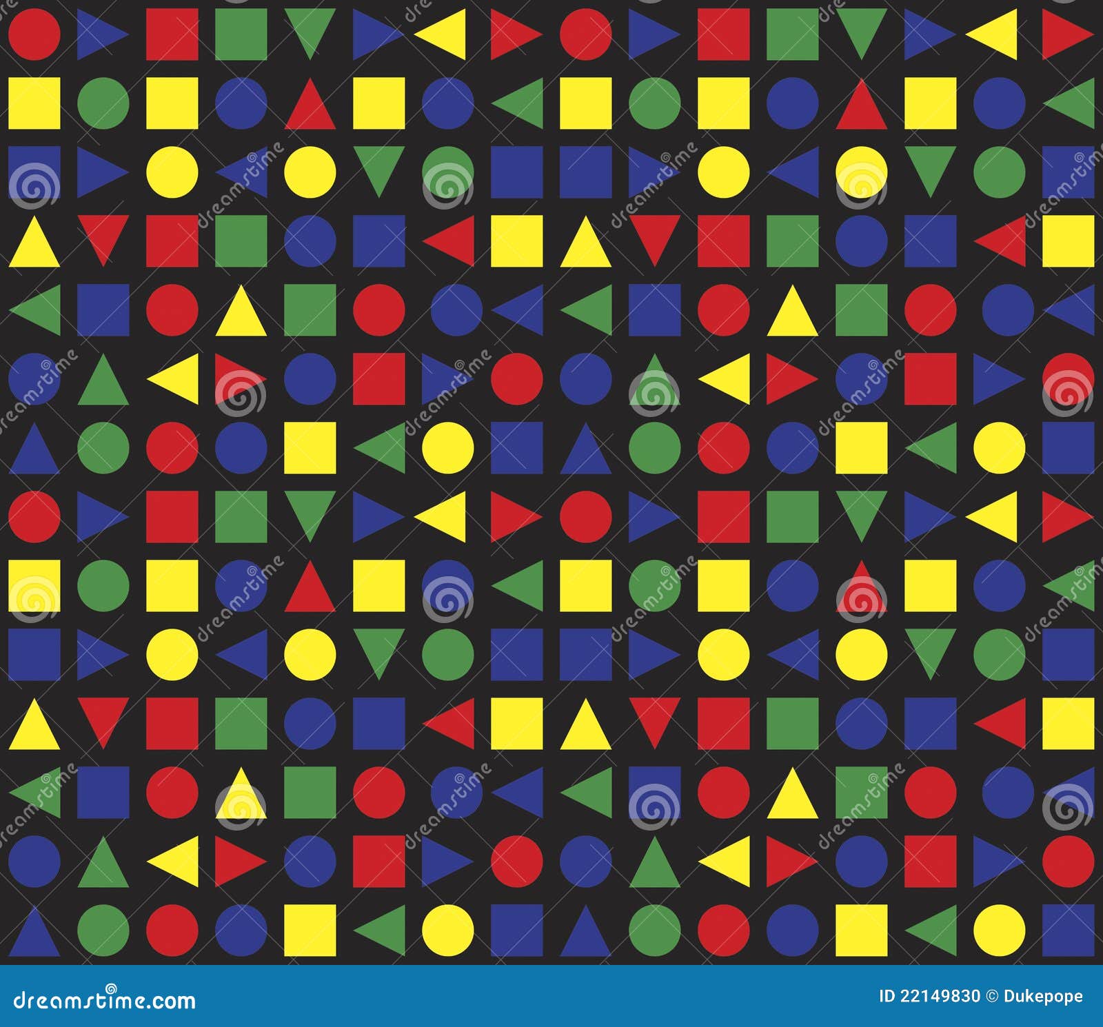 Seamless Retro Geometric Pattern Stock Vector - Illustration of ...