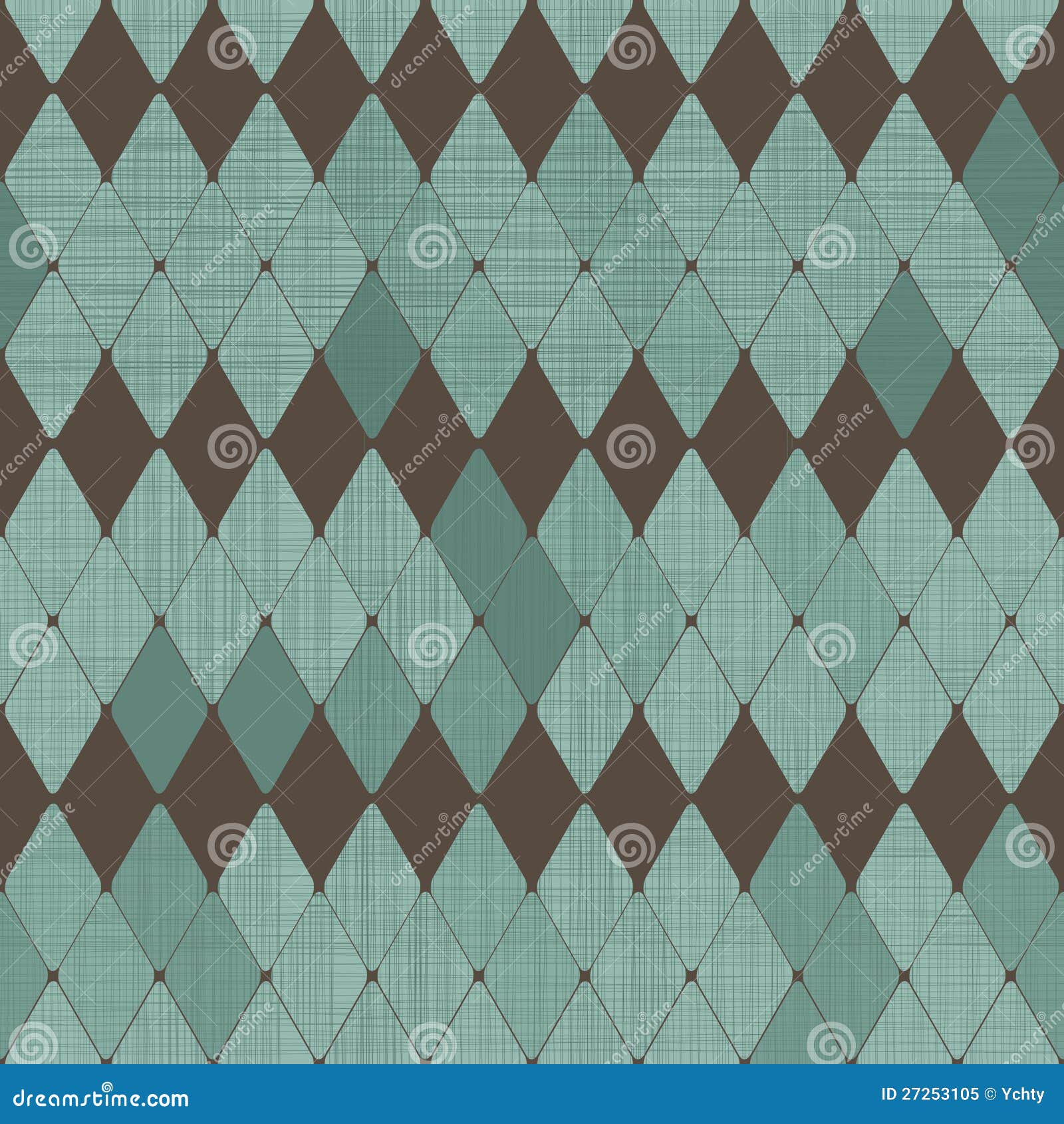 Seamless Retro Harlequin Pattern Stock Vector - Illustration of ...
