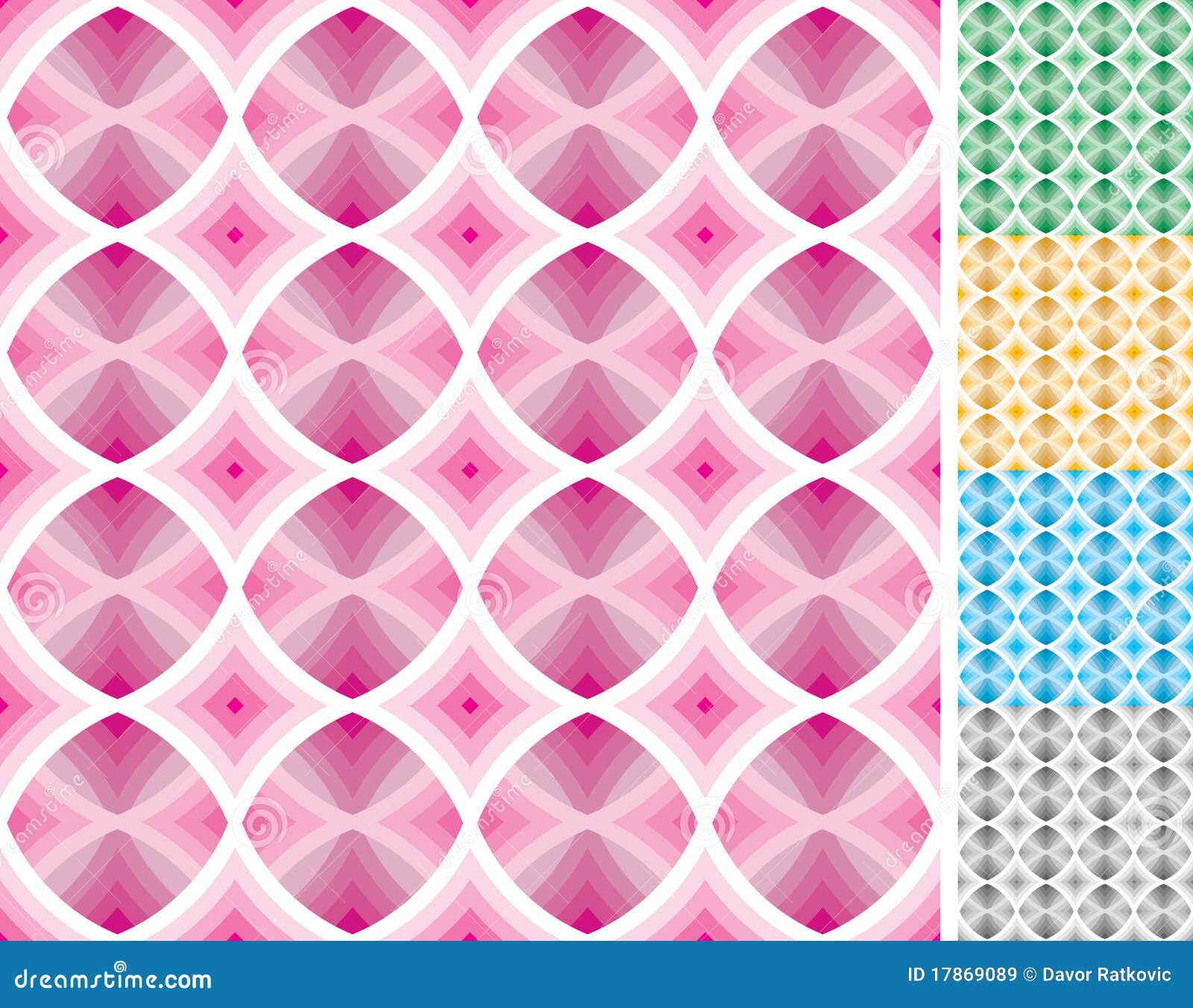 Seamless retro pattern stock vector. Illustration of retro - 17869089