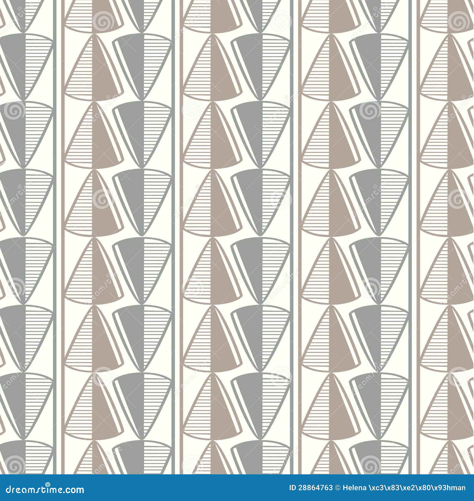 Seamless Retro Pattern stock vector. Illustration of beige - 28864763