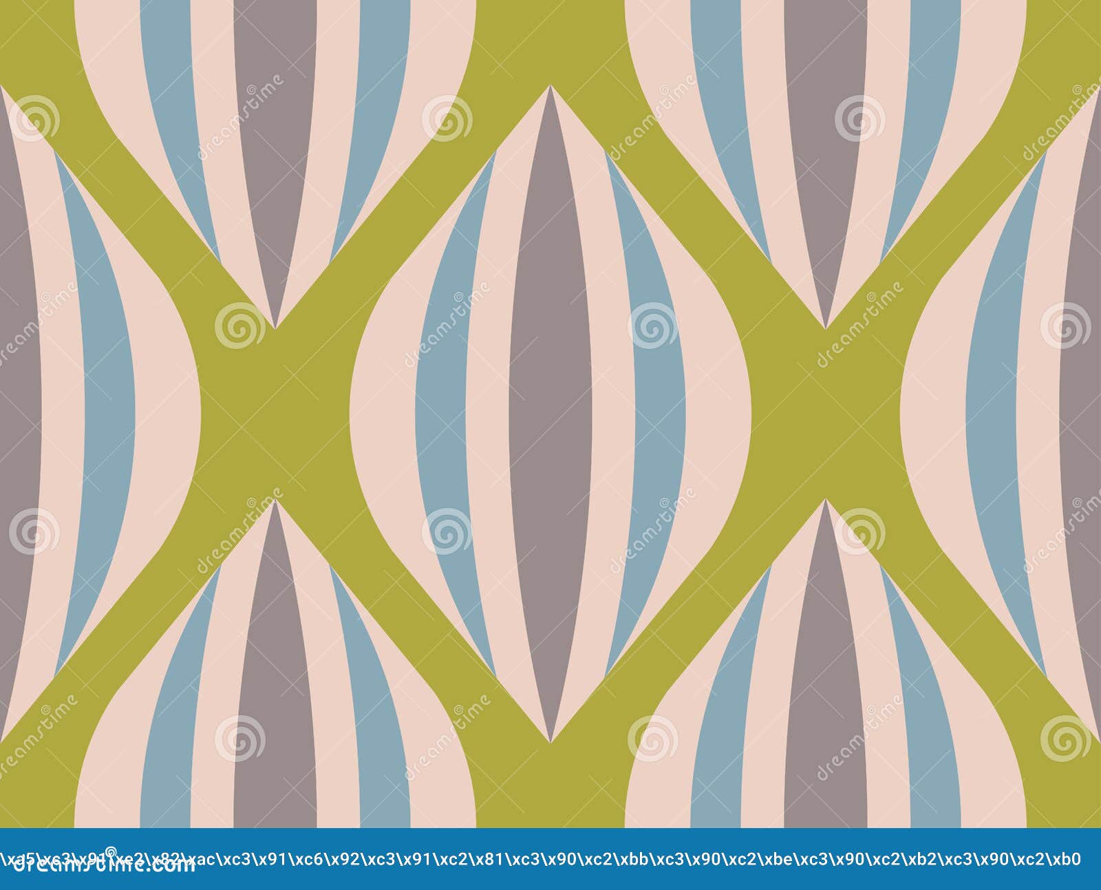 Seamless Retro Pattern Geometric Arc Retro Stock Vector - Illustration ...