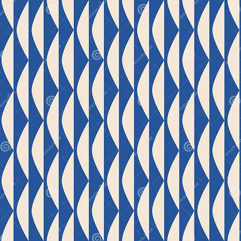 Seamless Retro Pattern with Geometric Shapes Stock Vector ...