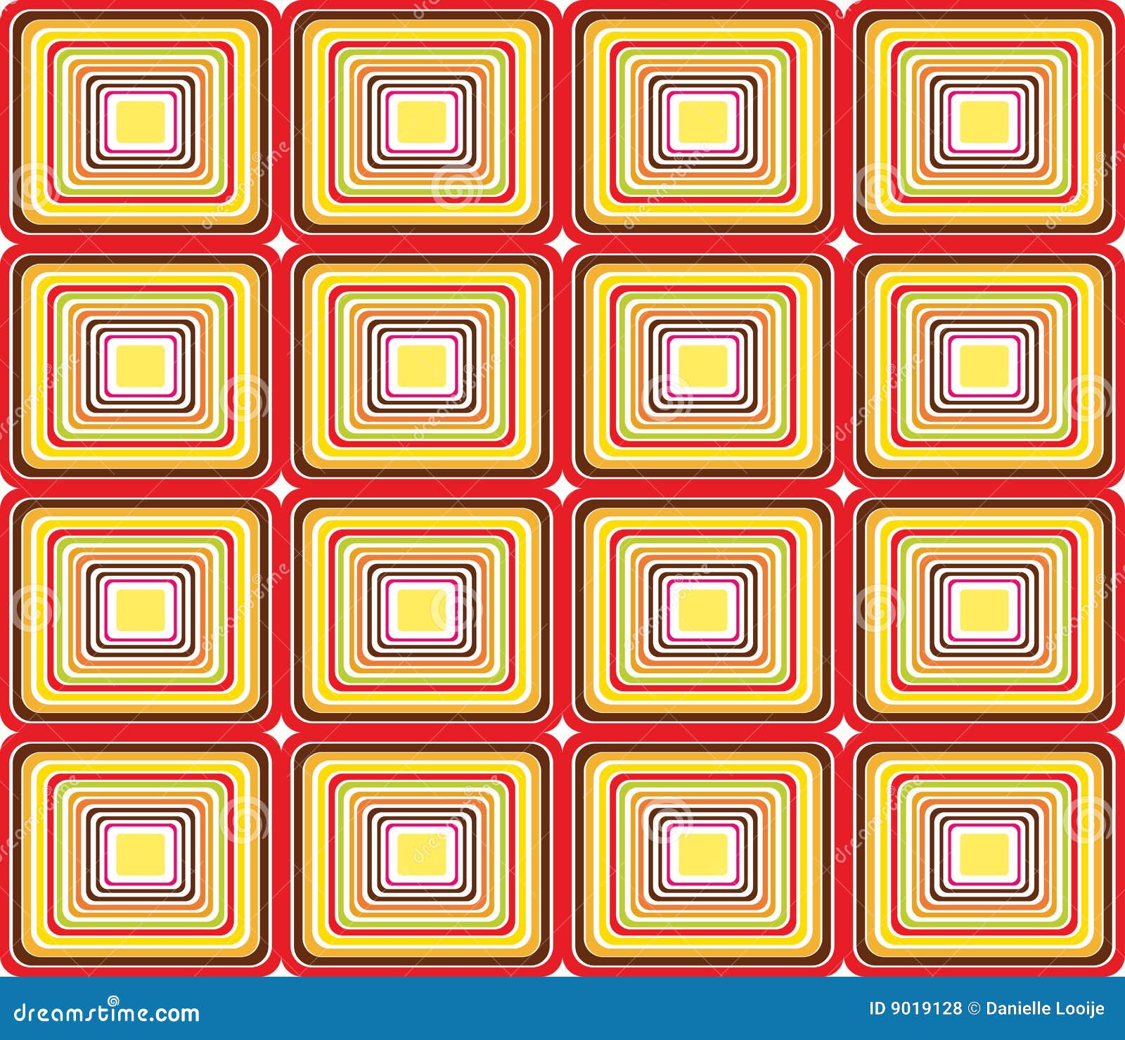 Seamless Retro Pattern - Vector Stock Vector - Illustration of ornament ...