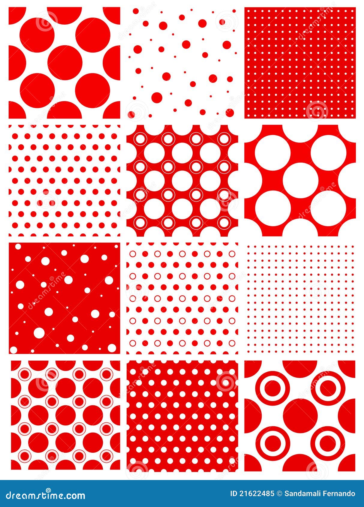 Seamless retro polka dot stock vector. Illustration of fabric - 21622485