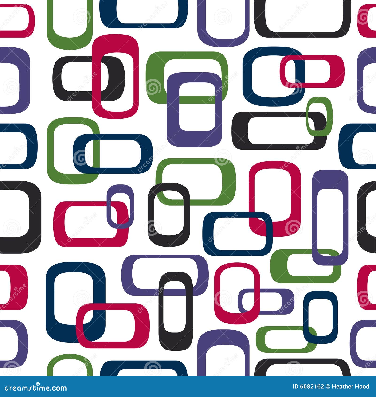 Seamless retro squares stock vector. Illustration of 1970 - 6082162