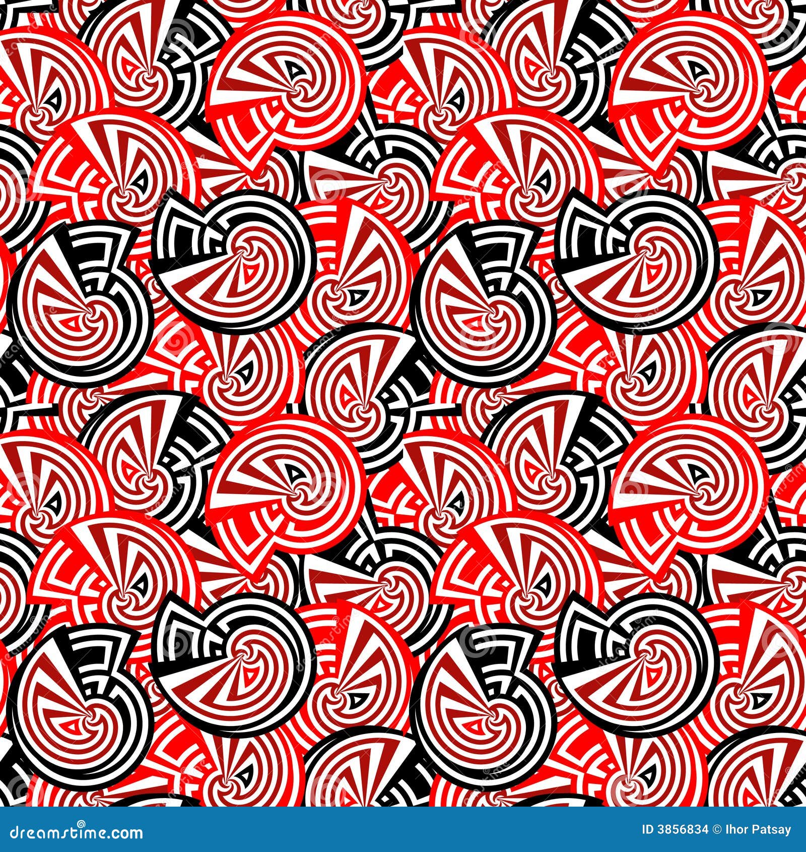 Seamless retro wallpaper stock vector. Illustration of pattern - 3856834