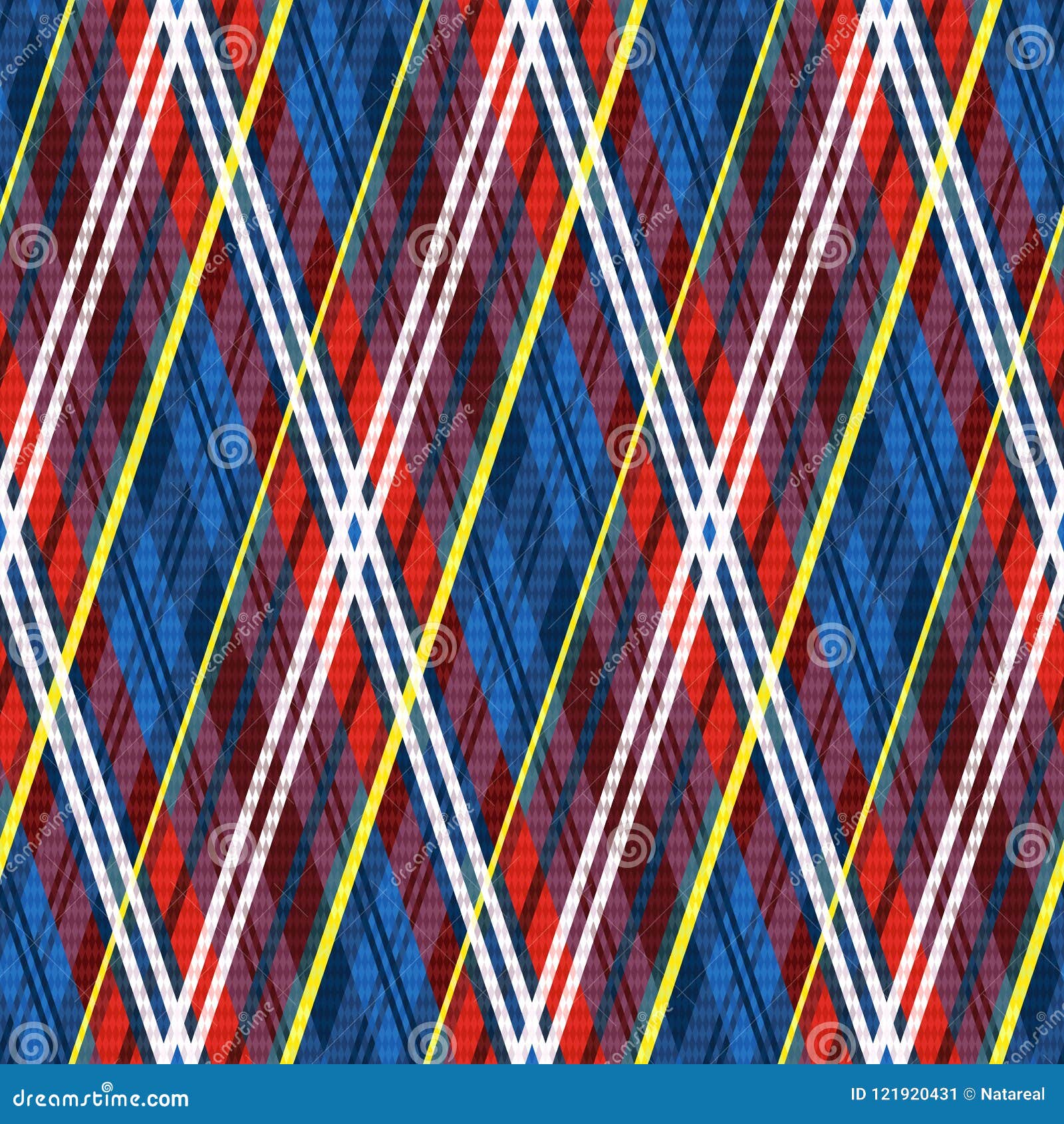 Rhombic seamless texture stock vector. Illustration of multicolor ...