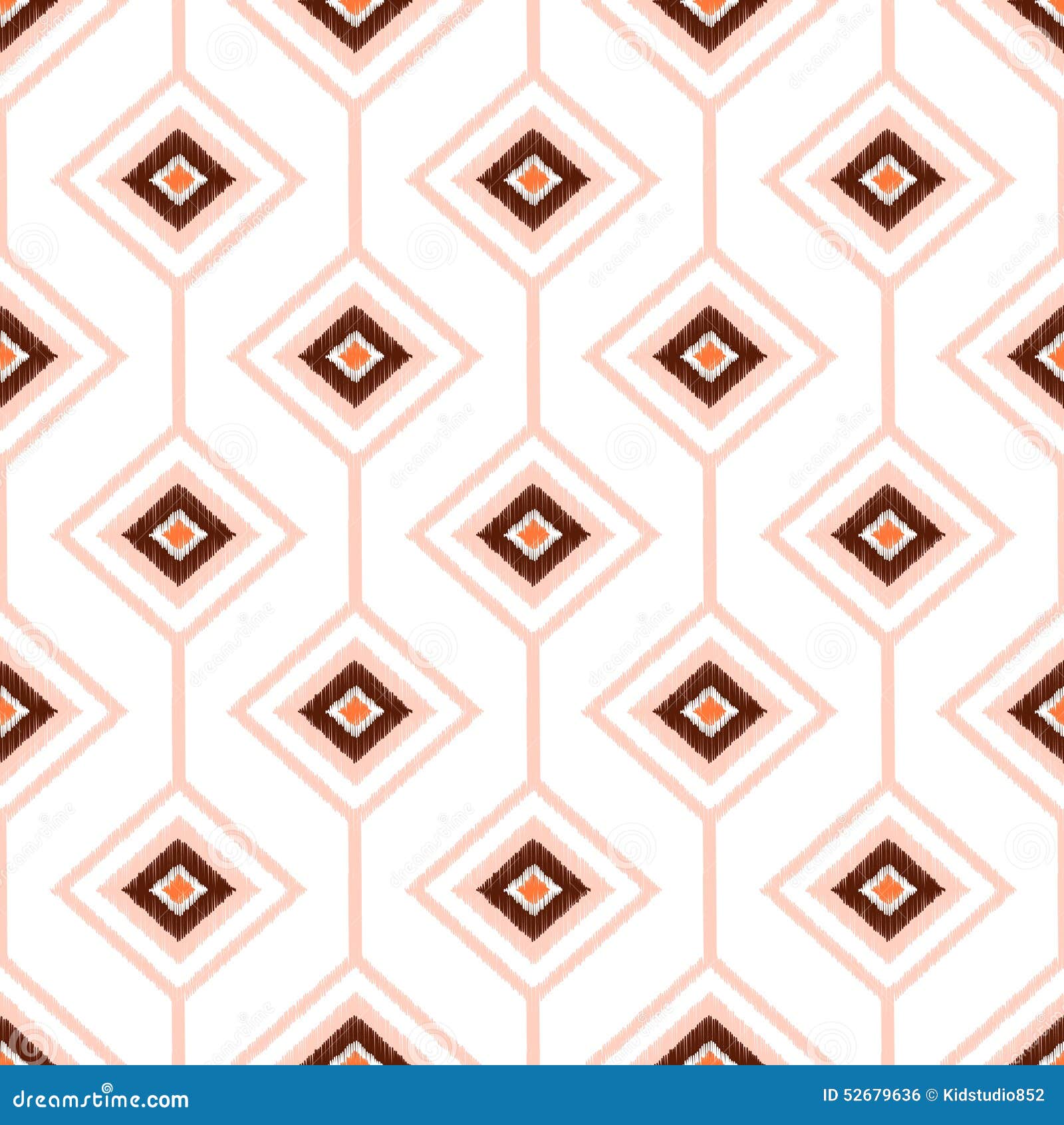 Seamless Rhombus Mesh Pattern Stock Vector - Illustration of abstract ...