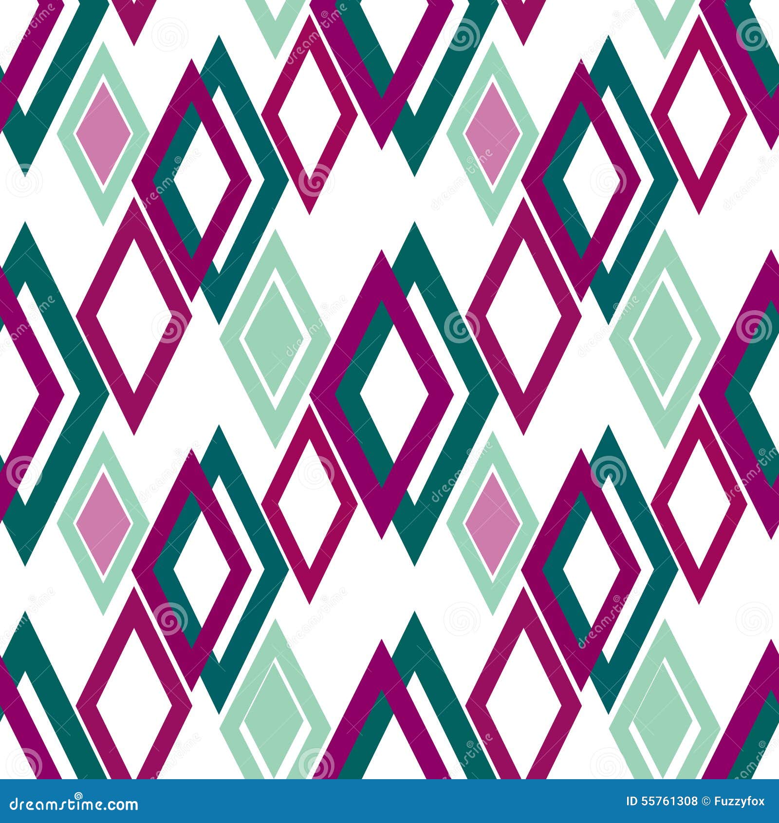 Seamless Rhombus Pattern Background Geometric Abstract Texture Stock ...