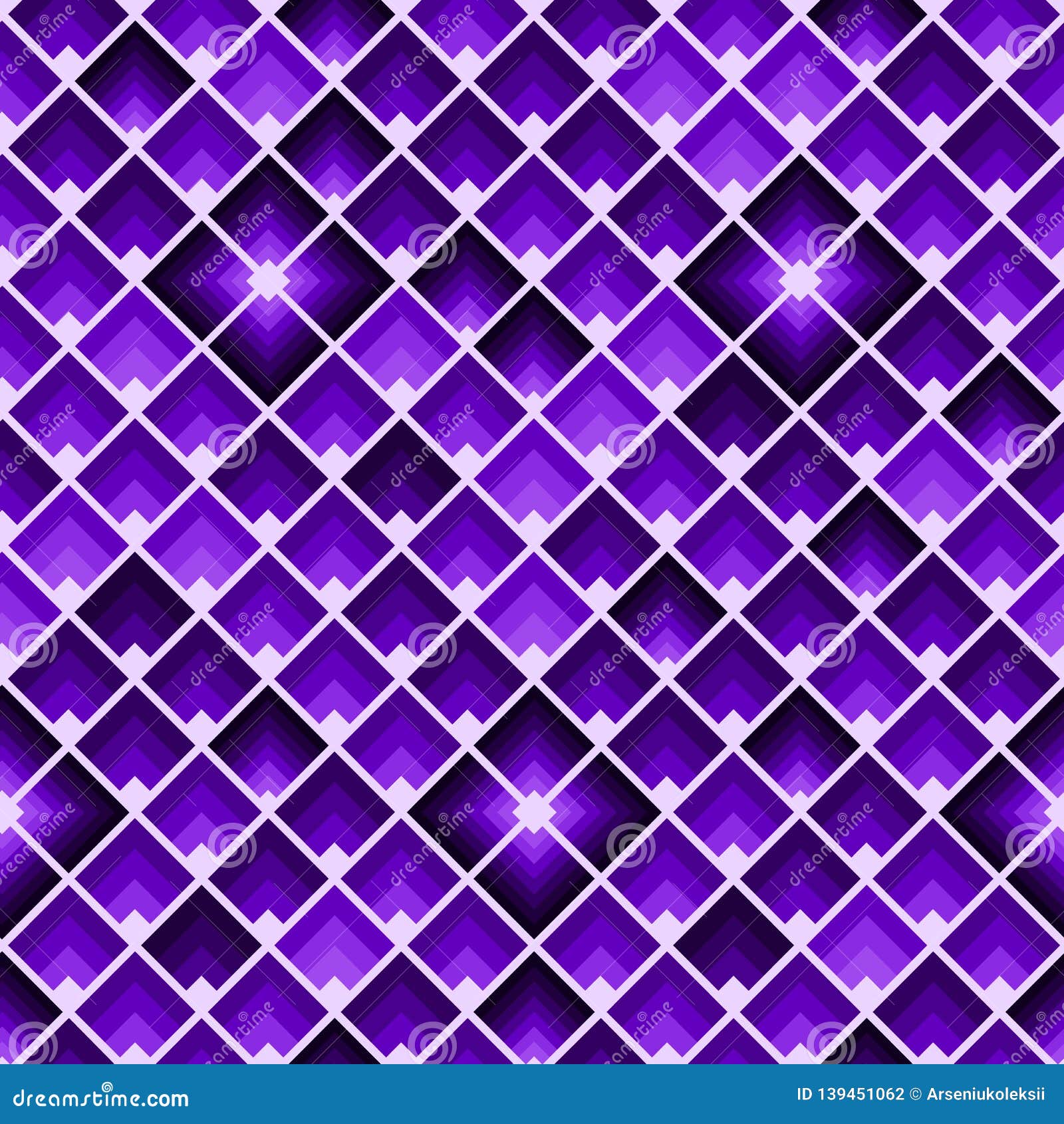 Seamless Rhombus Pattern. Protone Purple Tile Geometric Textile Texture ...
