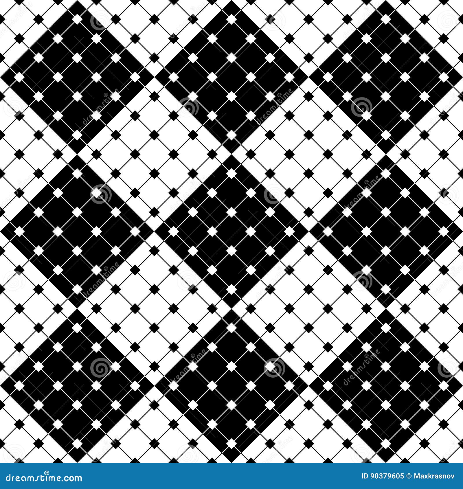 Seamless Rhombus Pattern stock vector. Illustration of design - 90379605