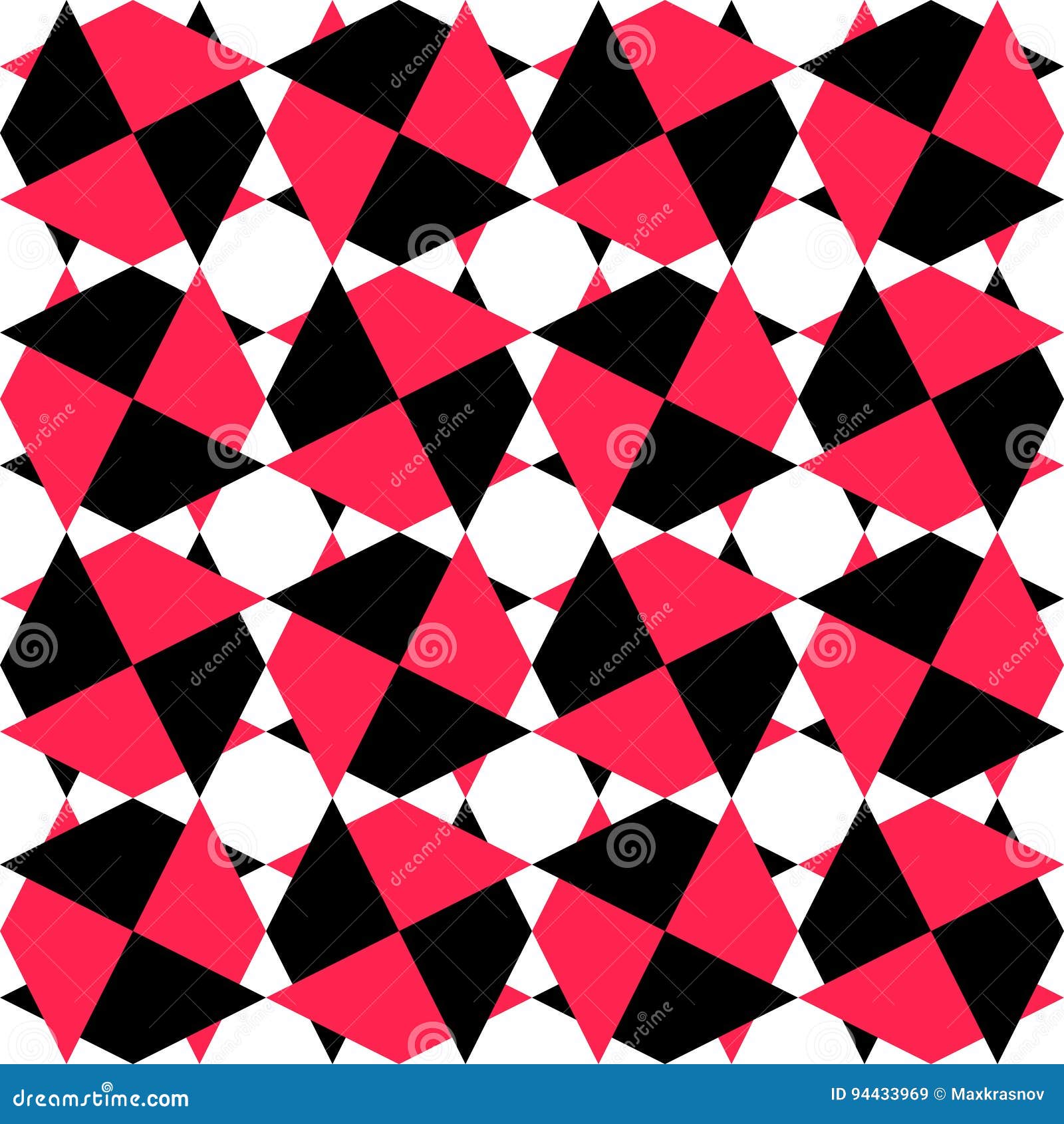 Seamless Rhombus Pattern stock vector. Illustration of pattern - 94433969