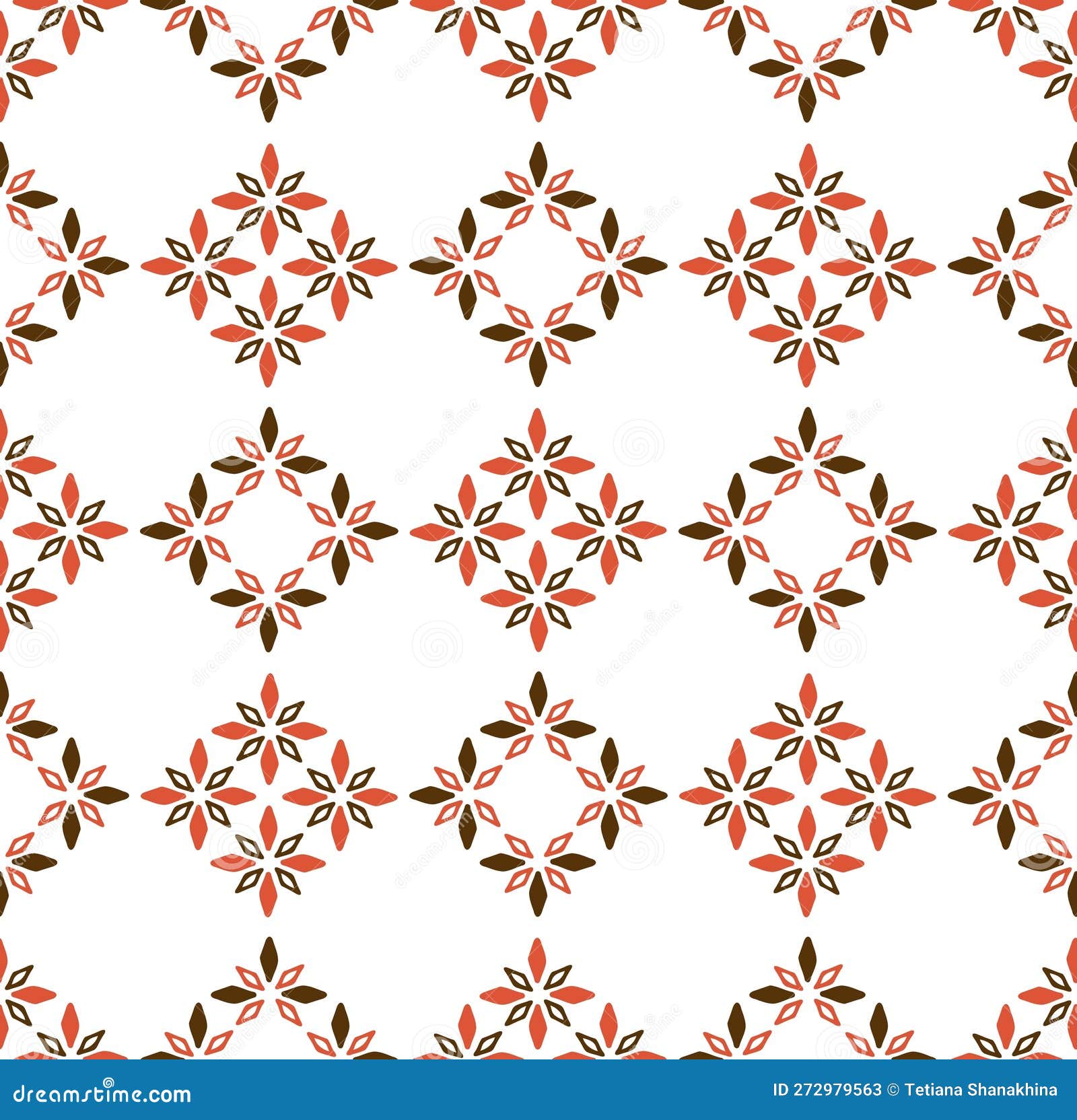 Rhombus pattern stock illustration. Illustration of ornate - 272979563