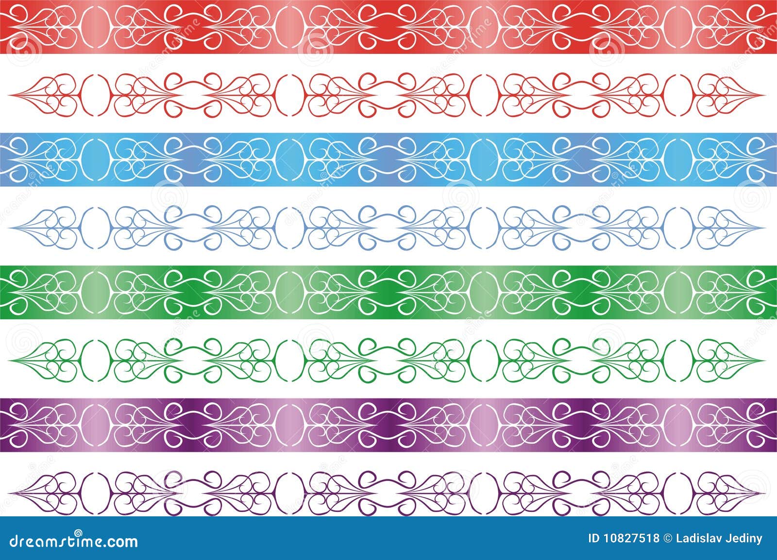 Seamless ribbon stock vector. Illustration of creative - 10827518