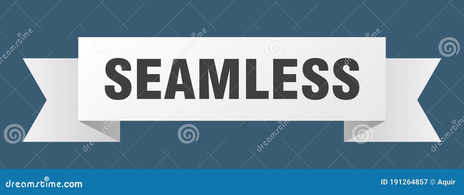 Seamless ribbon. stock vector. Illustration of paper - 191264857