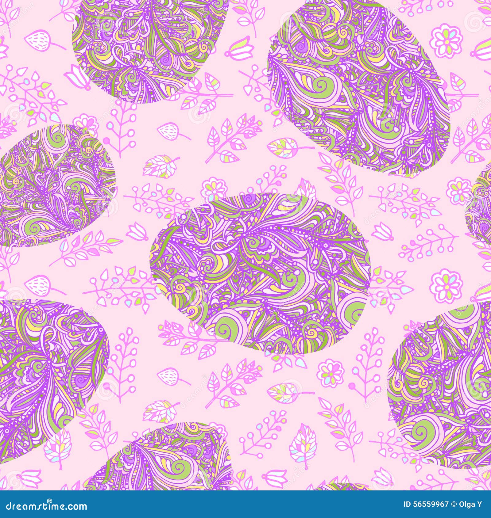 Seamless Ribbon-wrapped Easter Eggs Pattern Stock Vector - Illustration ...