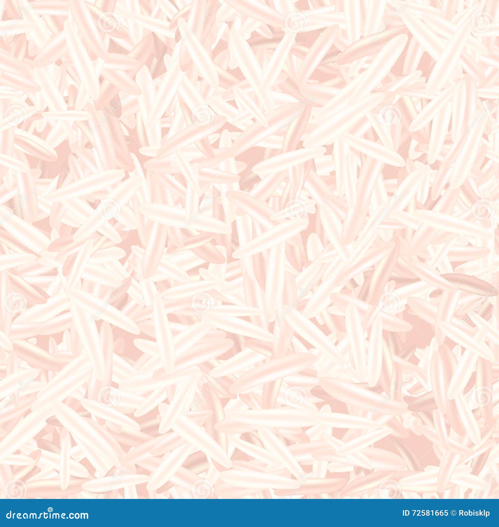 Seamless Rice Pattern stock vector. Illustration of blue - 72581665