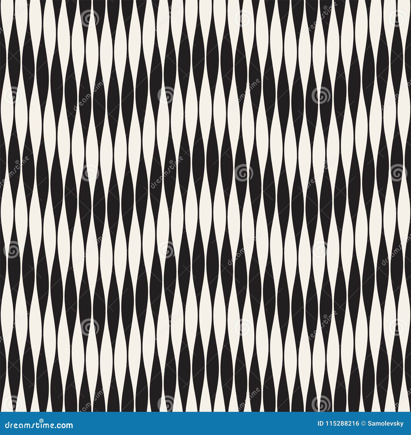 Seamless Ripple Pattern. Repeating Vector Texture. Wavy Graphic ...