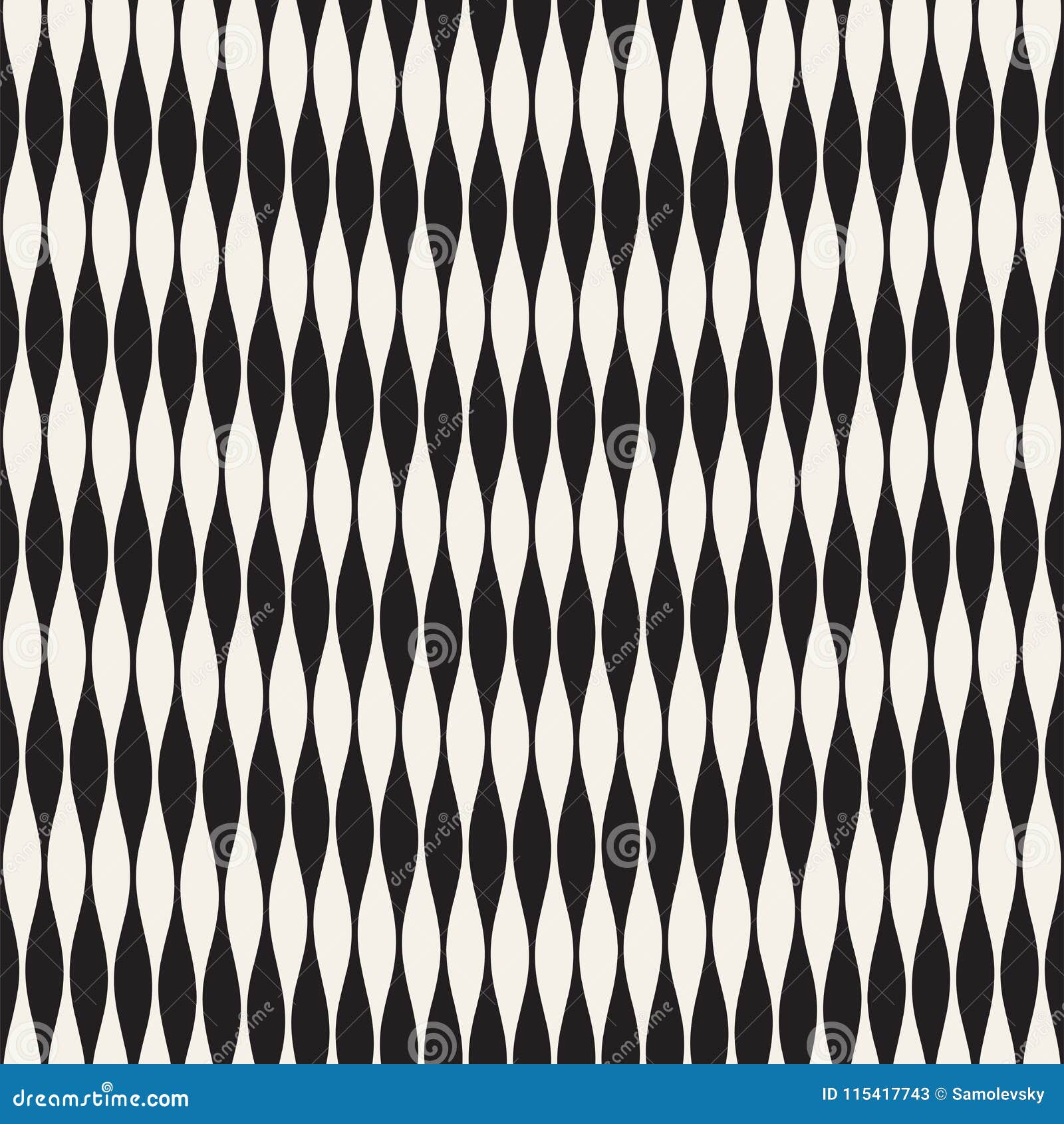 Seamless Ripple Pattern. Repeating Vector Texture. Wavy Graphic ...