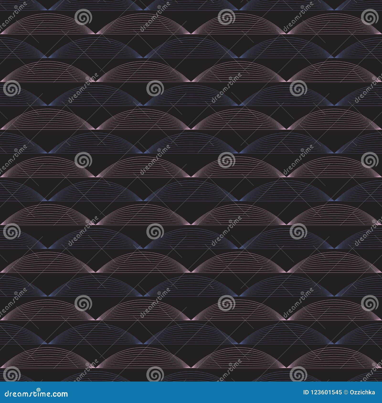 Seamless Ripple Vector Pattern. Repeating Vector Texture. Wavy Graphic ...