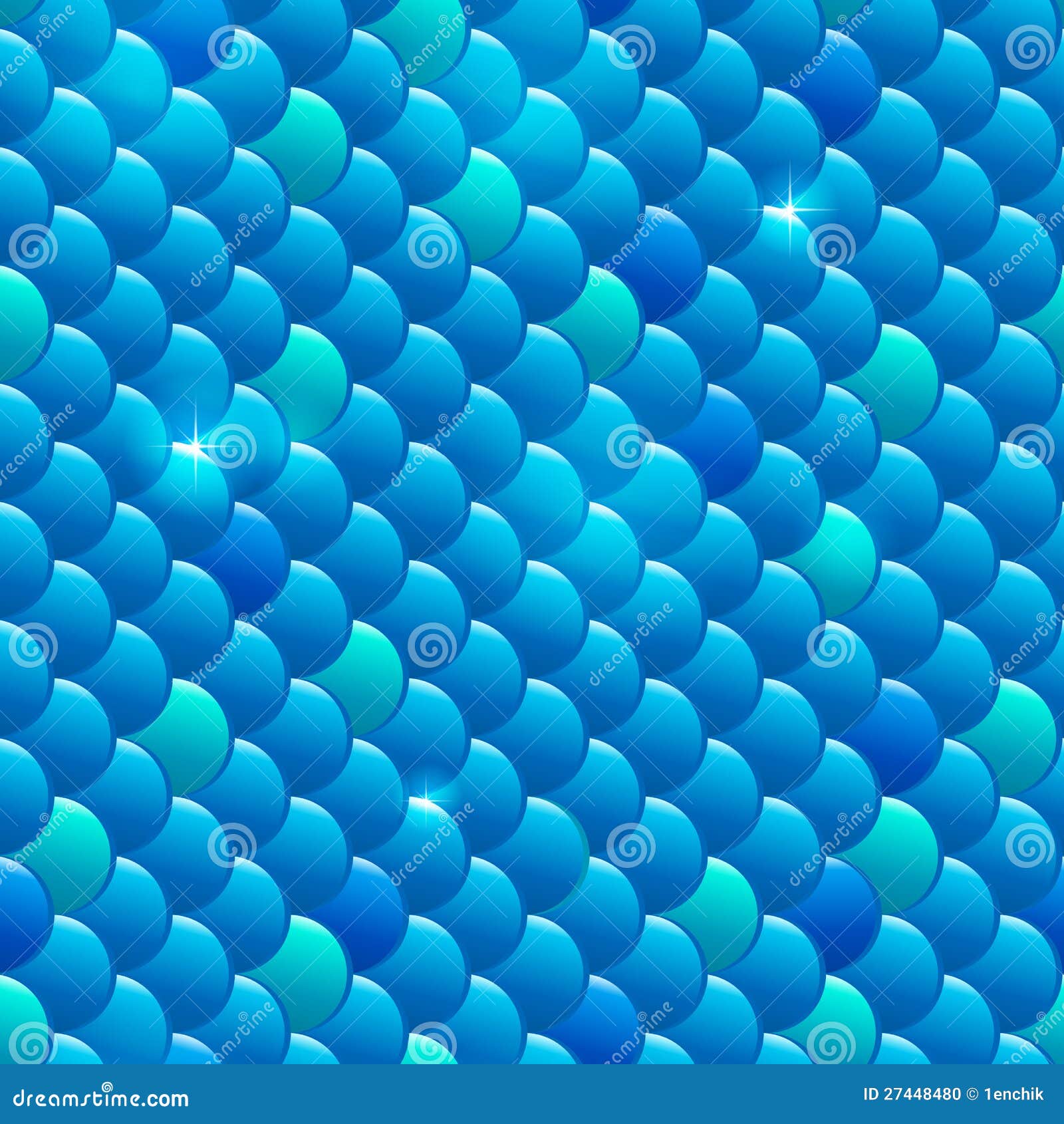 Seamless river fish scales stock vector. Illustration of reptile - 27448480