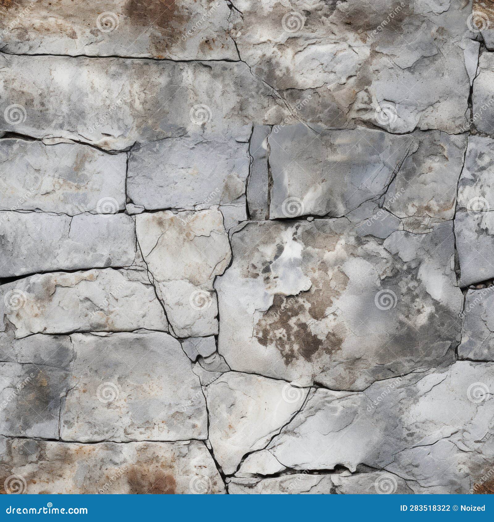 Seamless Rock Texture Wall Background Stock Illustration - Illustration ...