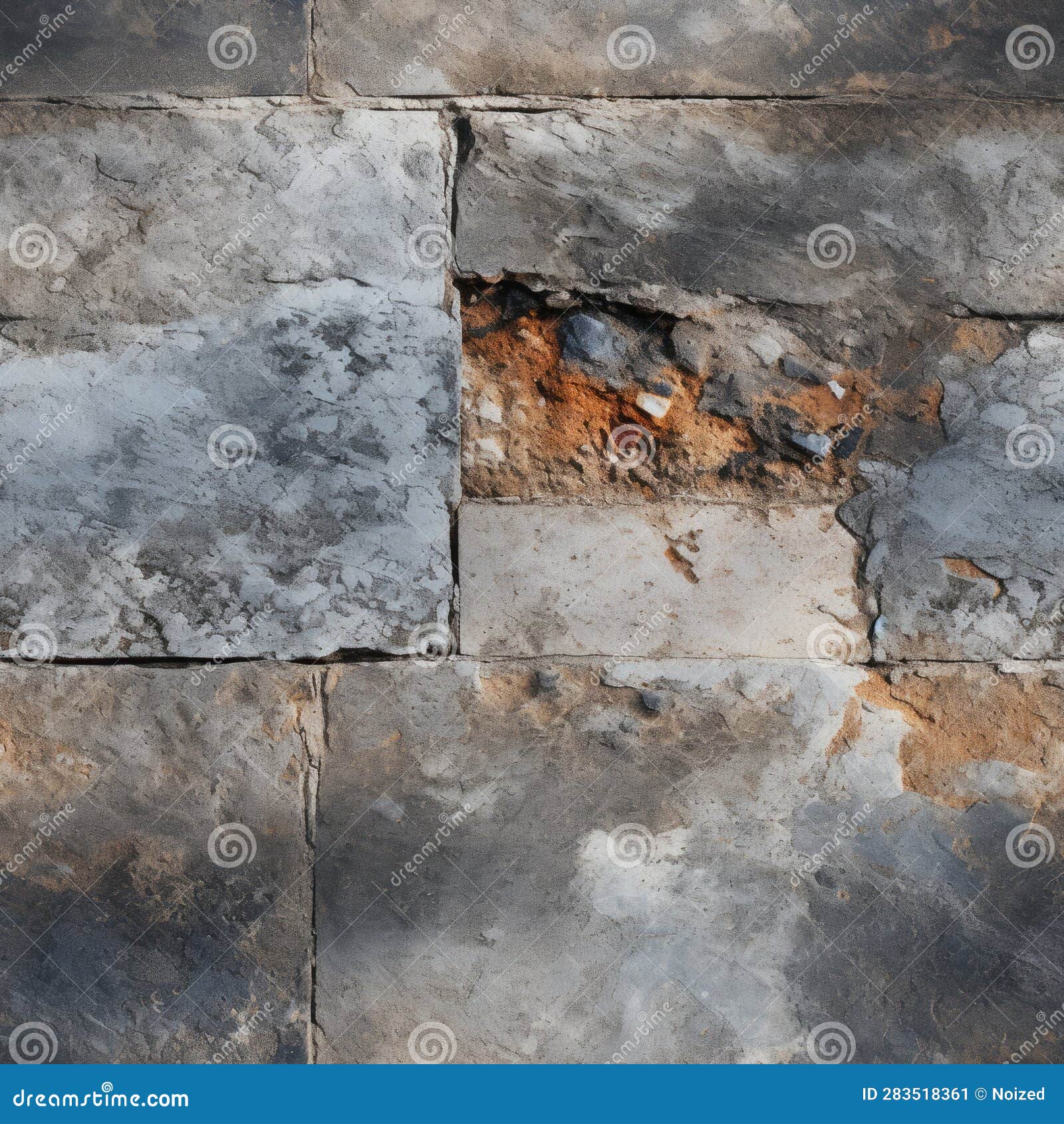 Seamless Rock Texture Wall Background Stock Illustration - Illustration ...