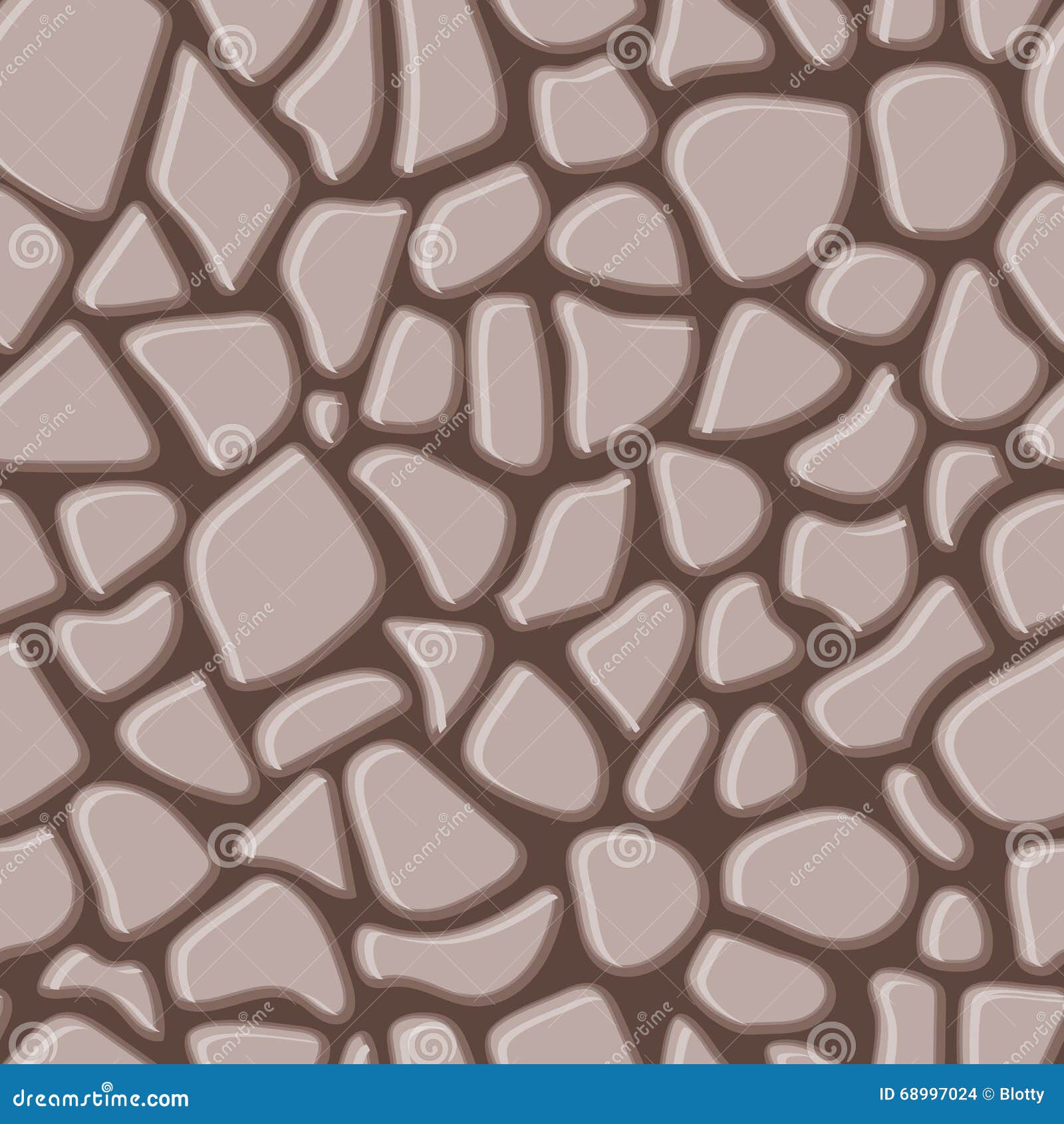 Seamless Rock Wall Abstract Pattern Stock Vector - Illustration of ...