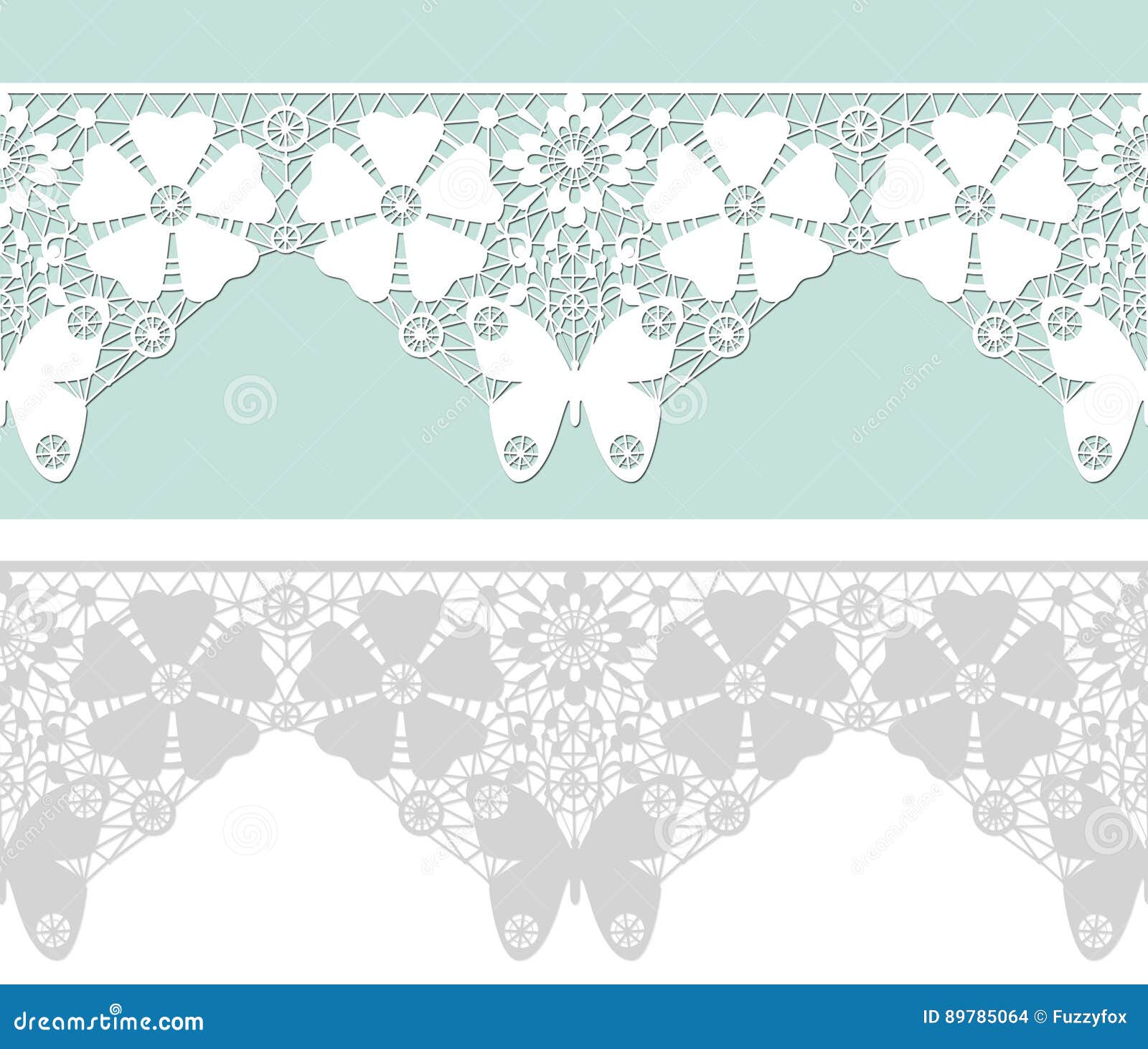 Seamless Romantic Pastel Lace Pattern Stock Illustration - Illustration ...